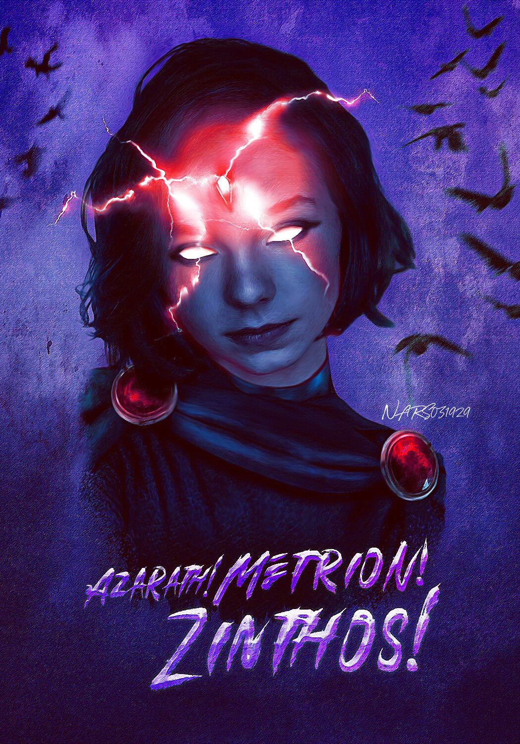 ArtStation - Emma myers as Raven - concept art