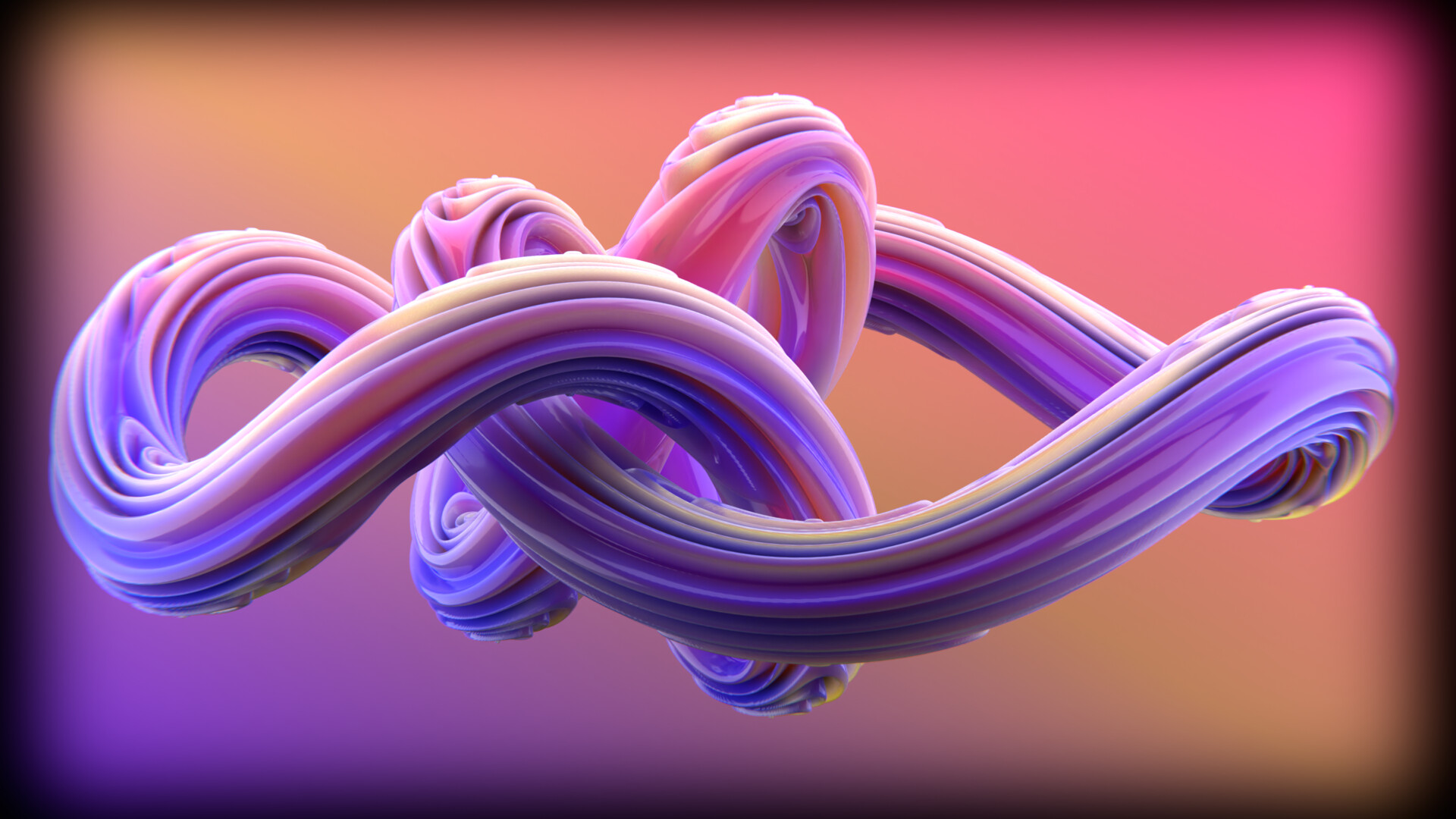 Ben Luke Parsons - Abstract Colourful Torus-Blender Practise