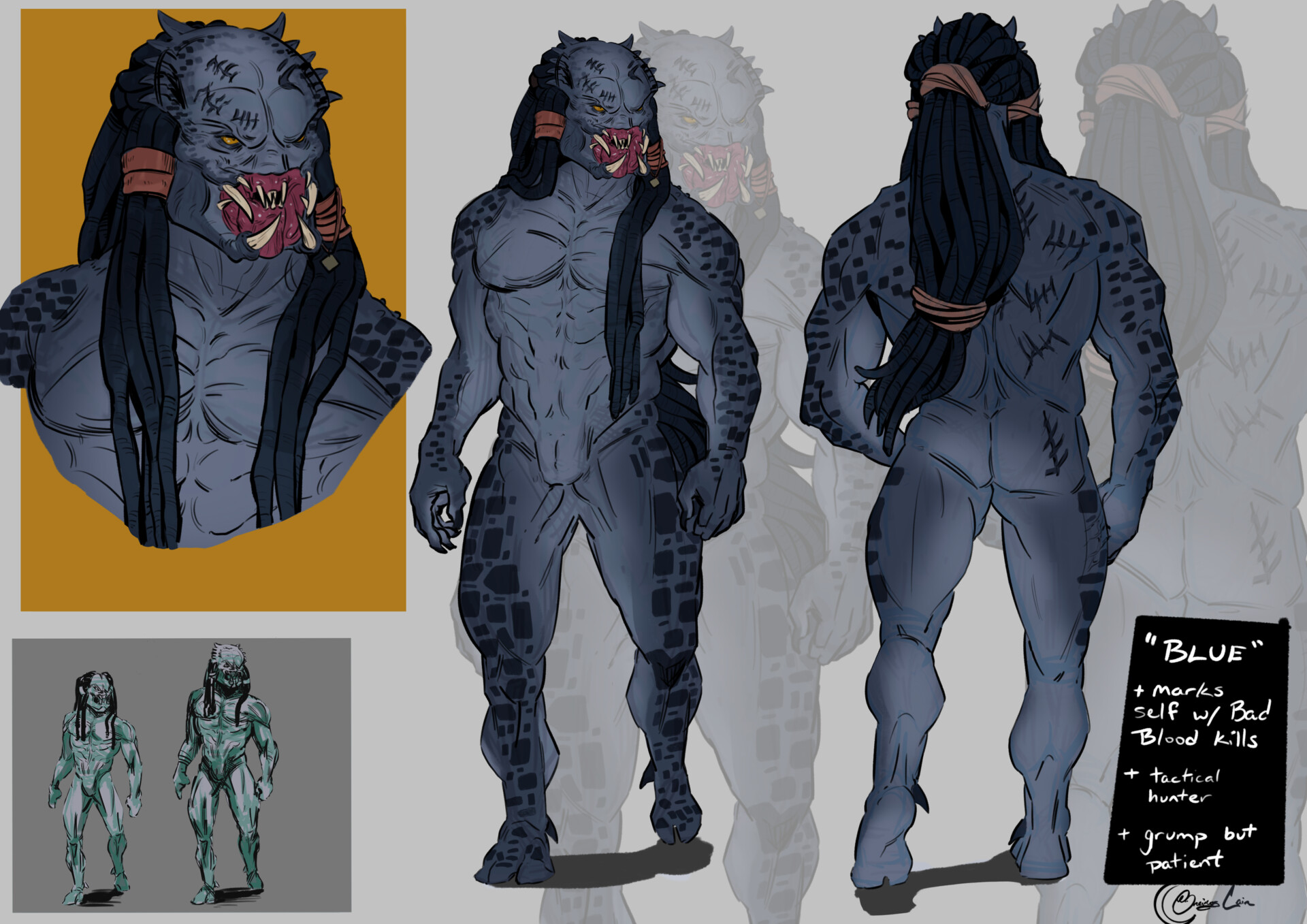 ArtStation - Predator Design - Blue