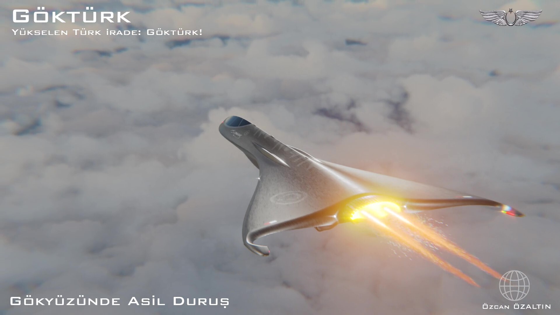 özcan ÖZALTIN - GÖKTÜRK HYPERSONIC JET - ANIMATION