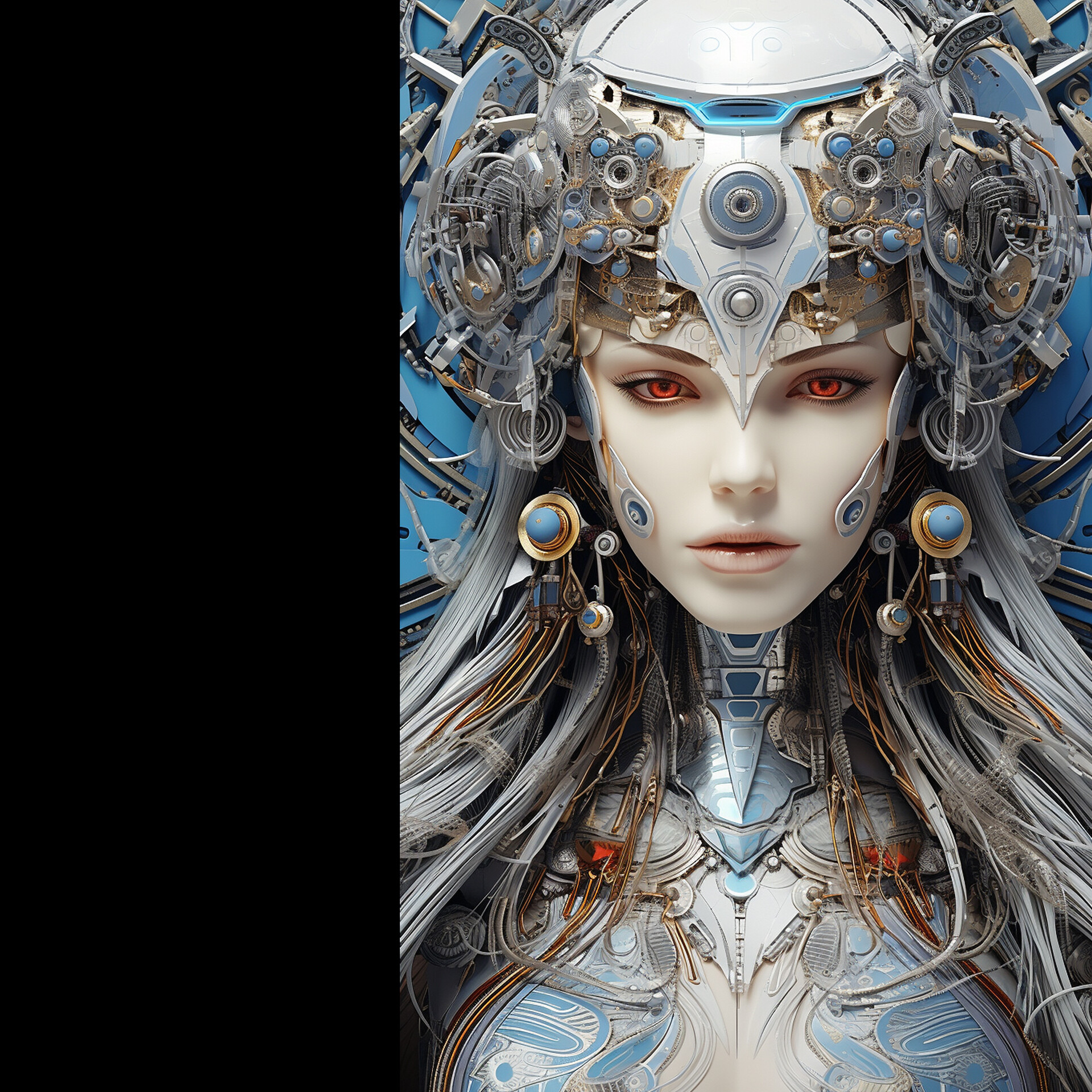 chair house - mechanical goddess387 in the future machine city under EPAC 250427 by Midjourney ...