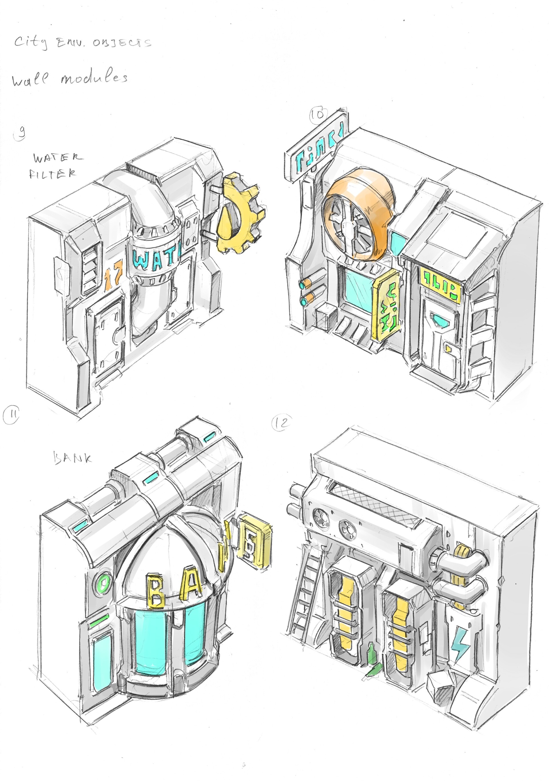 Vasily Khazykov - City env objects 1