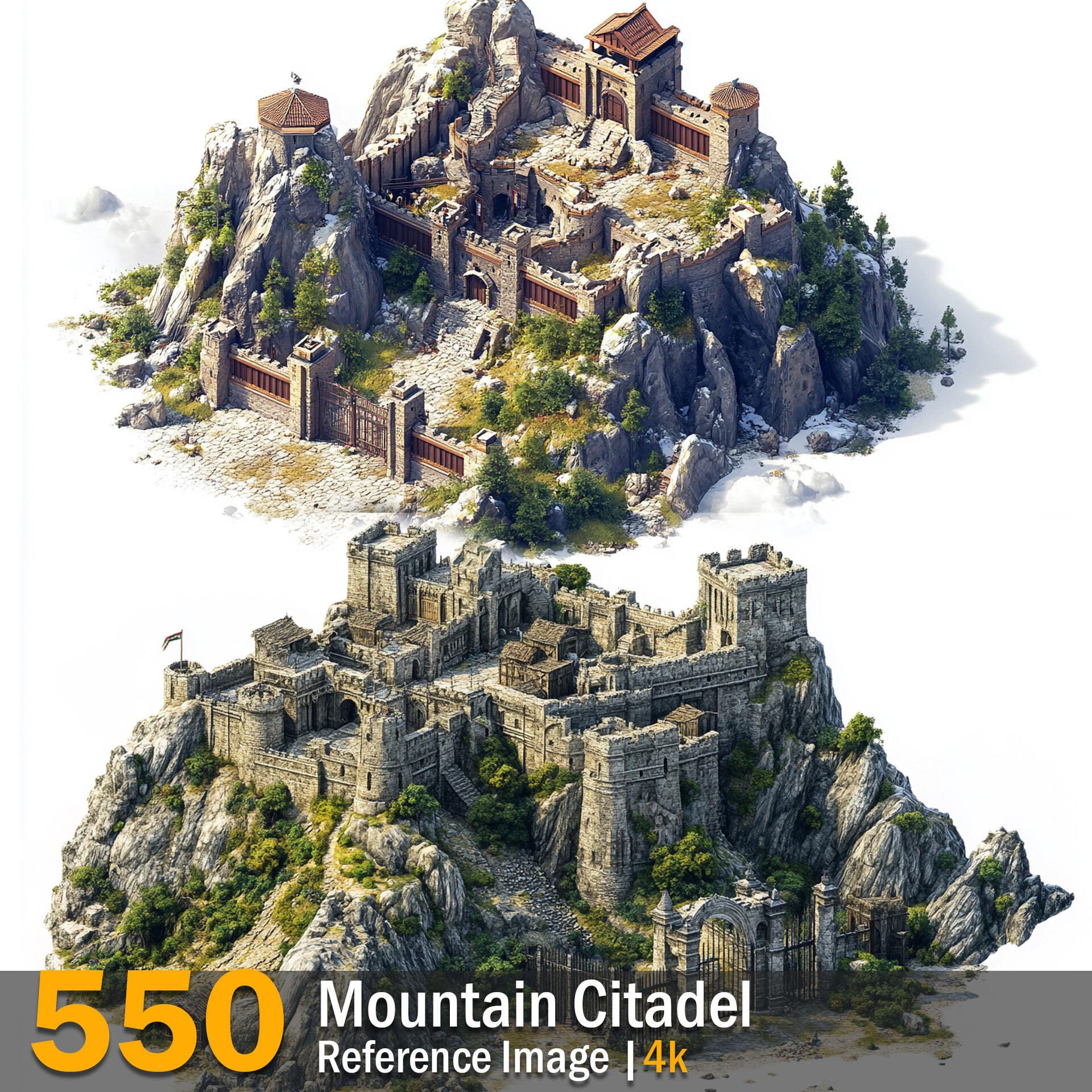 ArtStation - Mountain Citadel | Reference Images | 8K