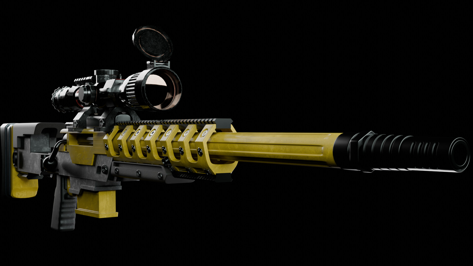 ArtStation - FN BALLISTA SNIPER RIFLE