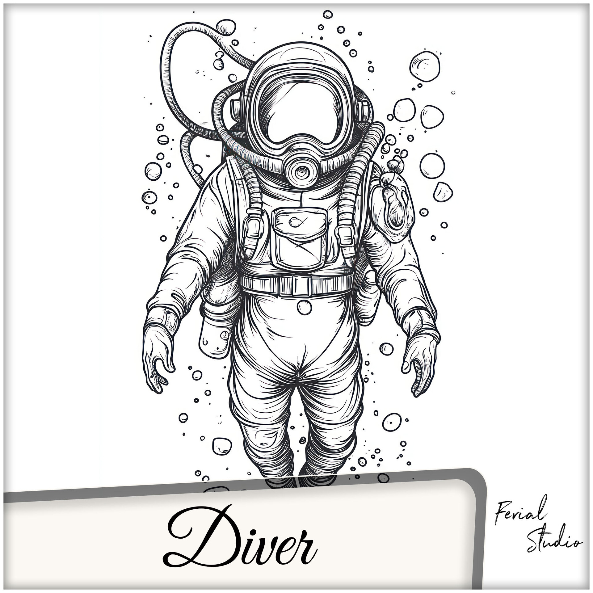 ArtStation - 🔹220 Diver - Sketch Reference Image Pack v.6 |4K|