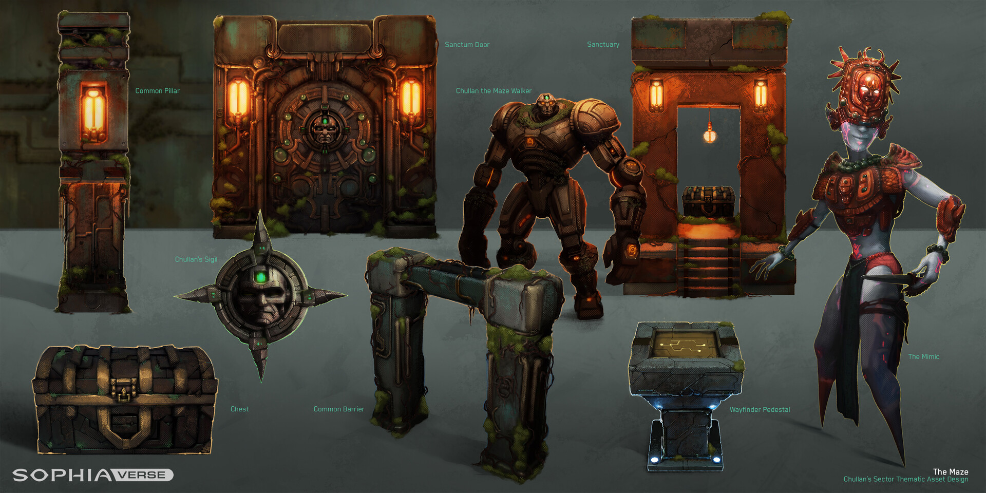 ArtStation - Chullan's Sigil Complex Procedural Asset Concepts