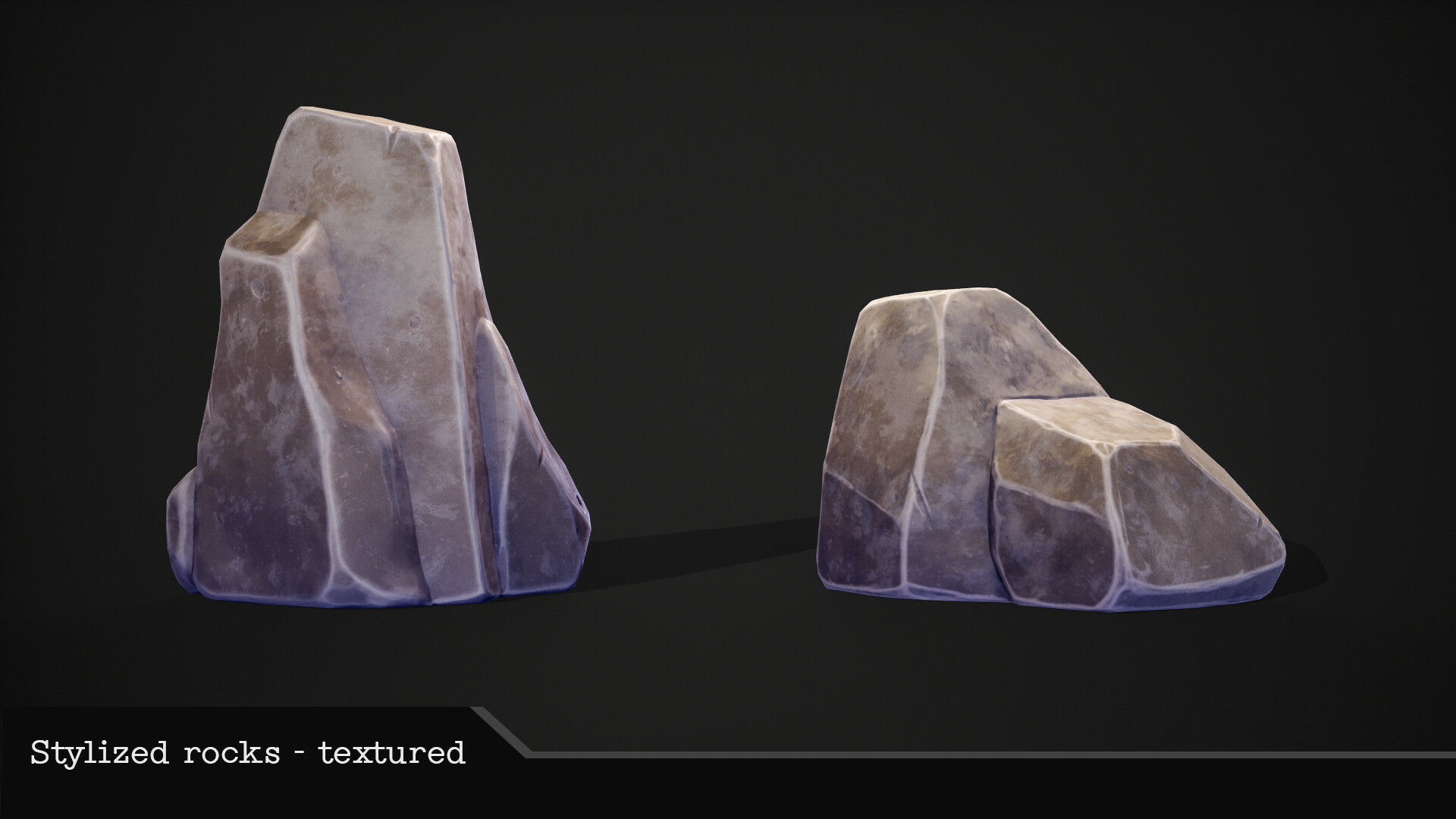 ArtStation - Stylized rocks