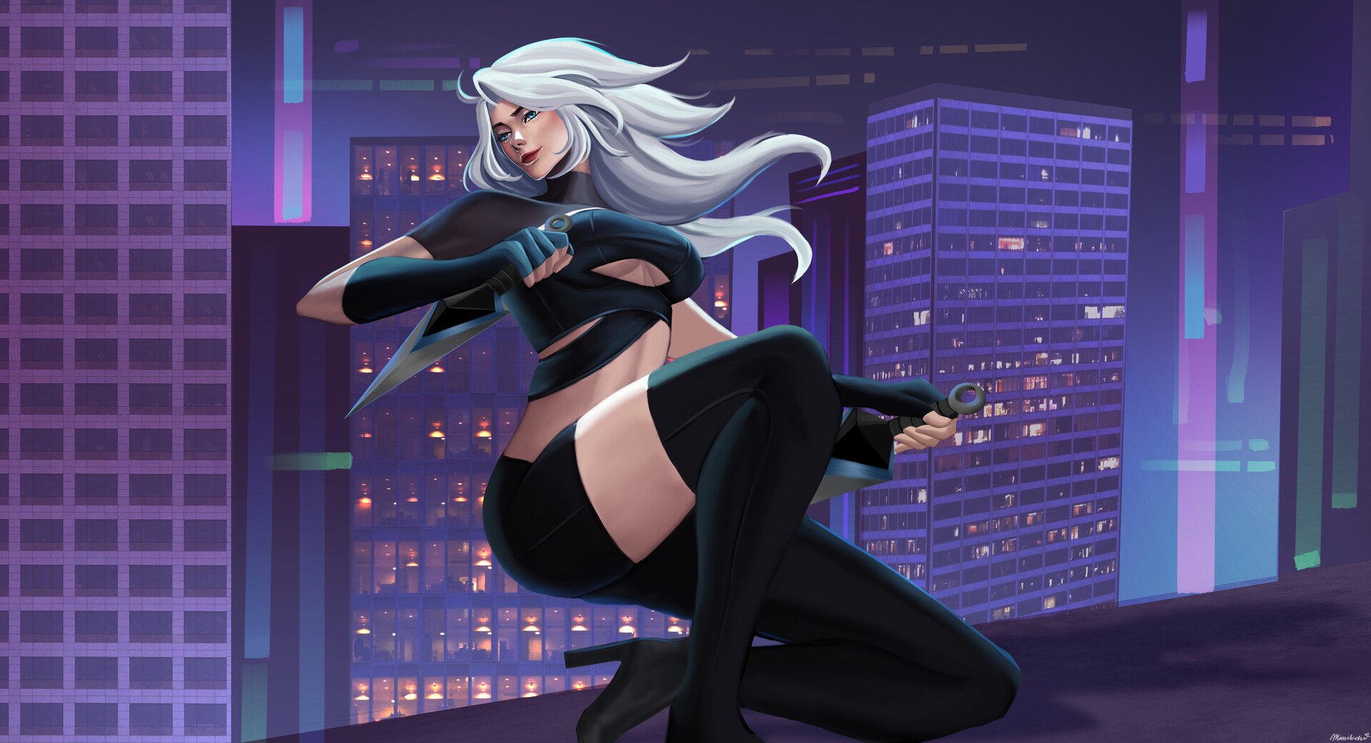 ArtStation - ashe - rooftop