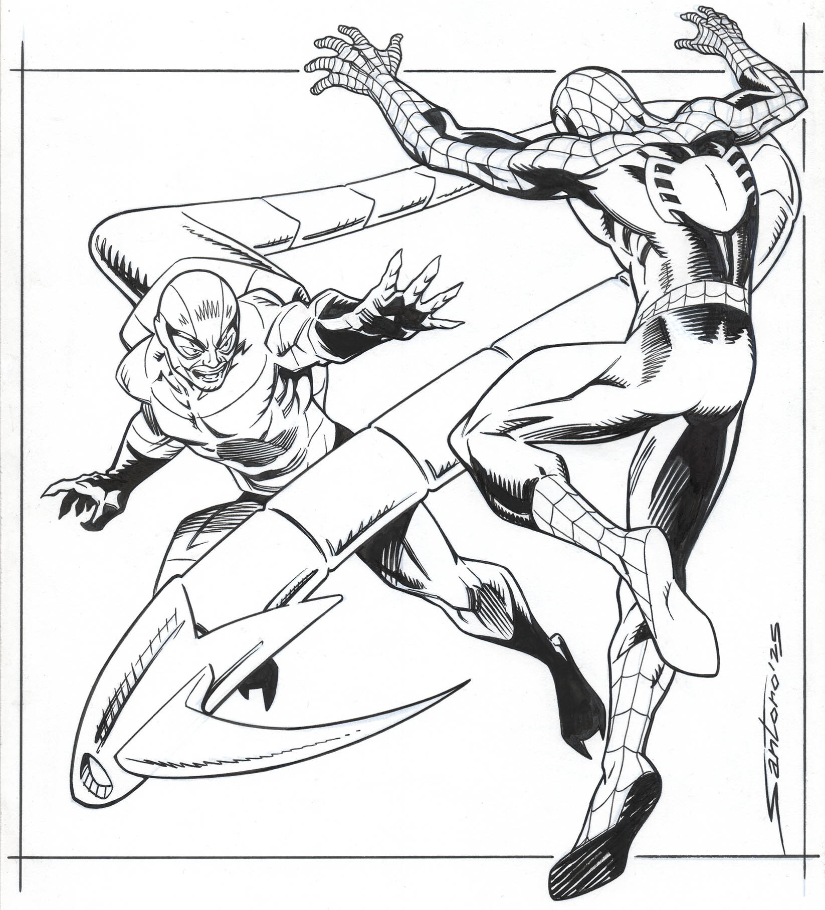spider man scorpion coloring pages