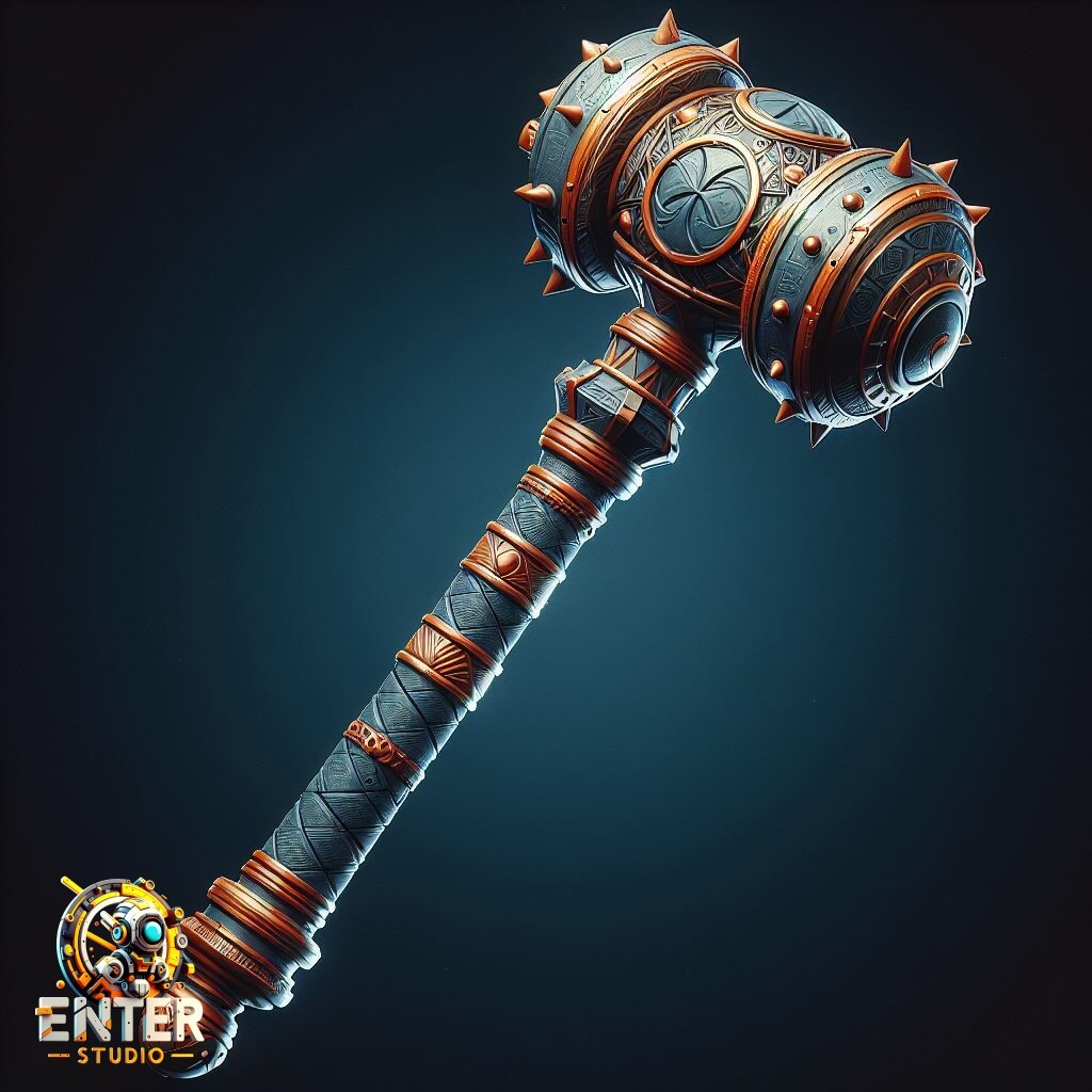 ArtStation - Weapon Hammer