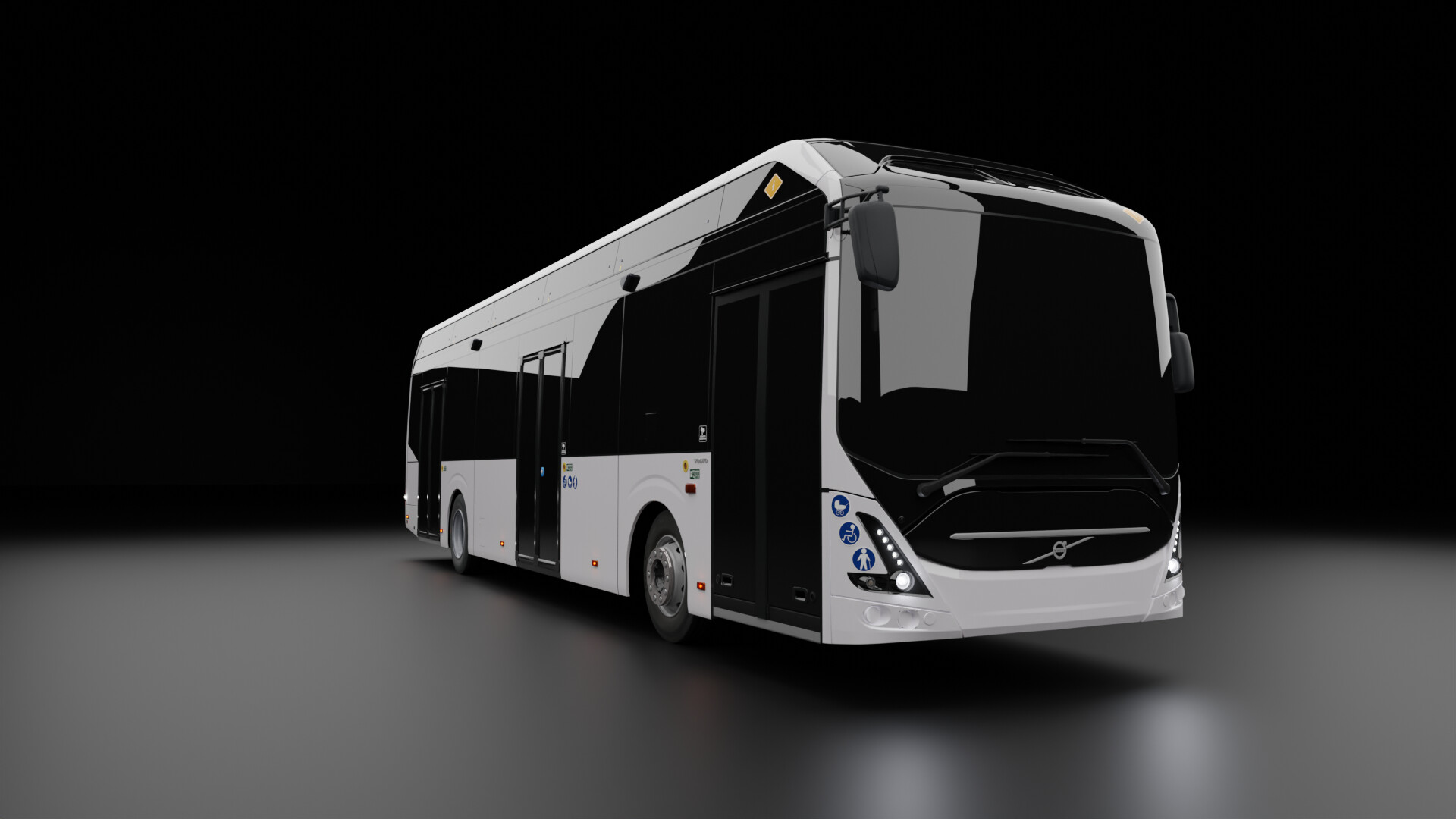ArtStation - Volvo 7900E 2-axle