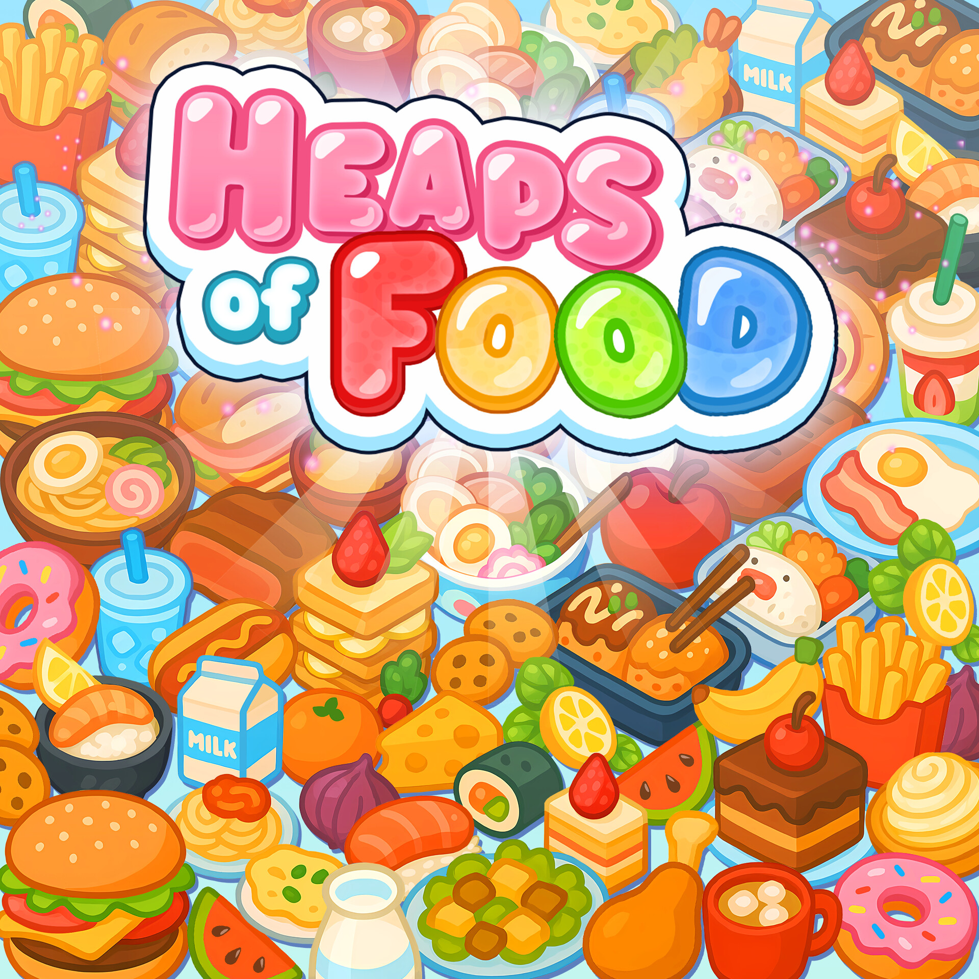 ArtStation - Food with a logo for the game