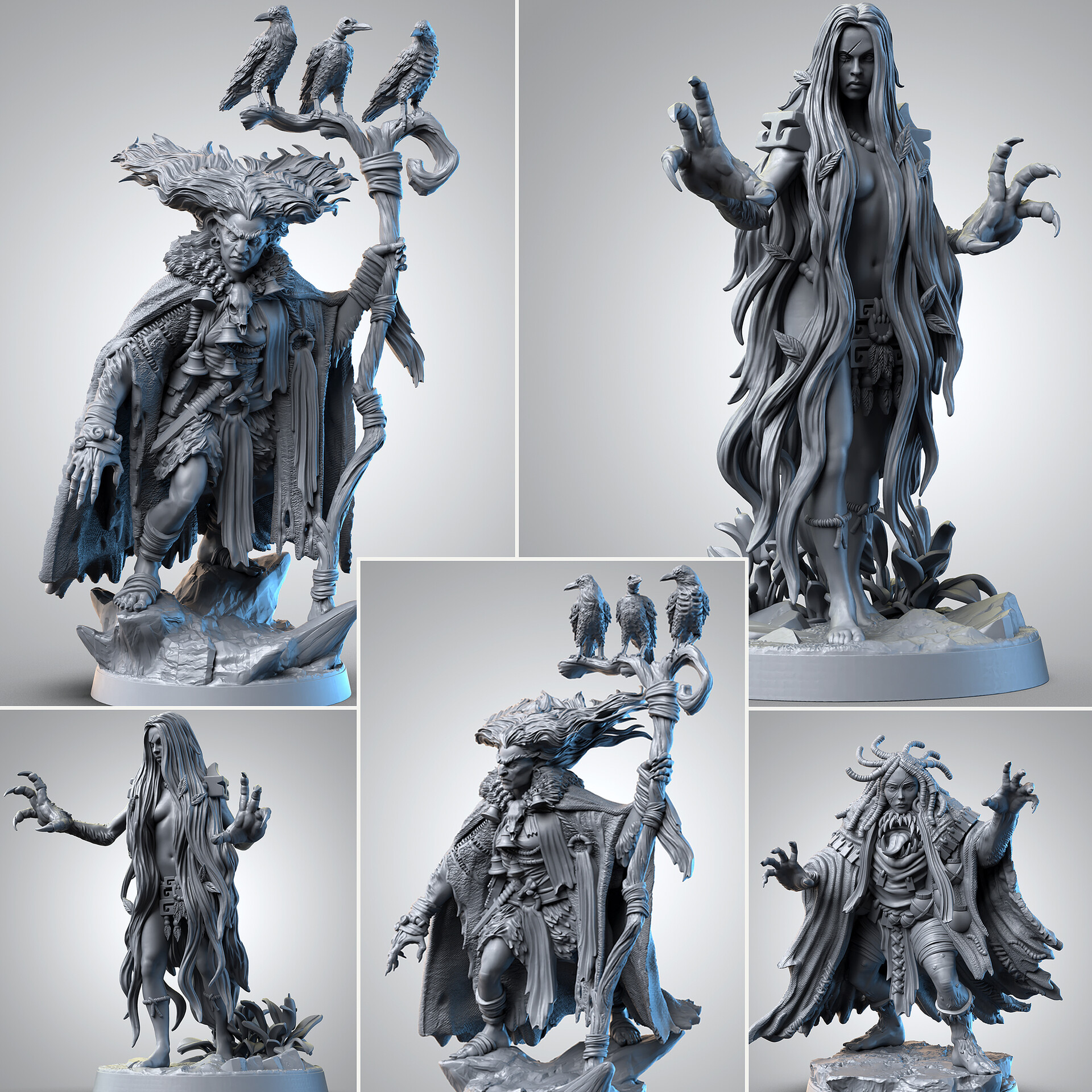 ArtStation - Draco Studios Miniatures - Hags