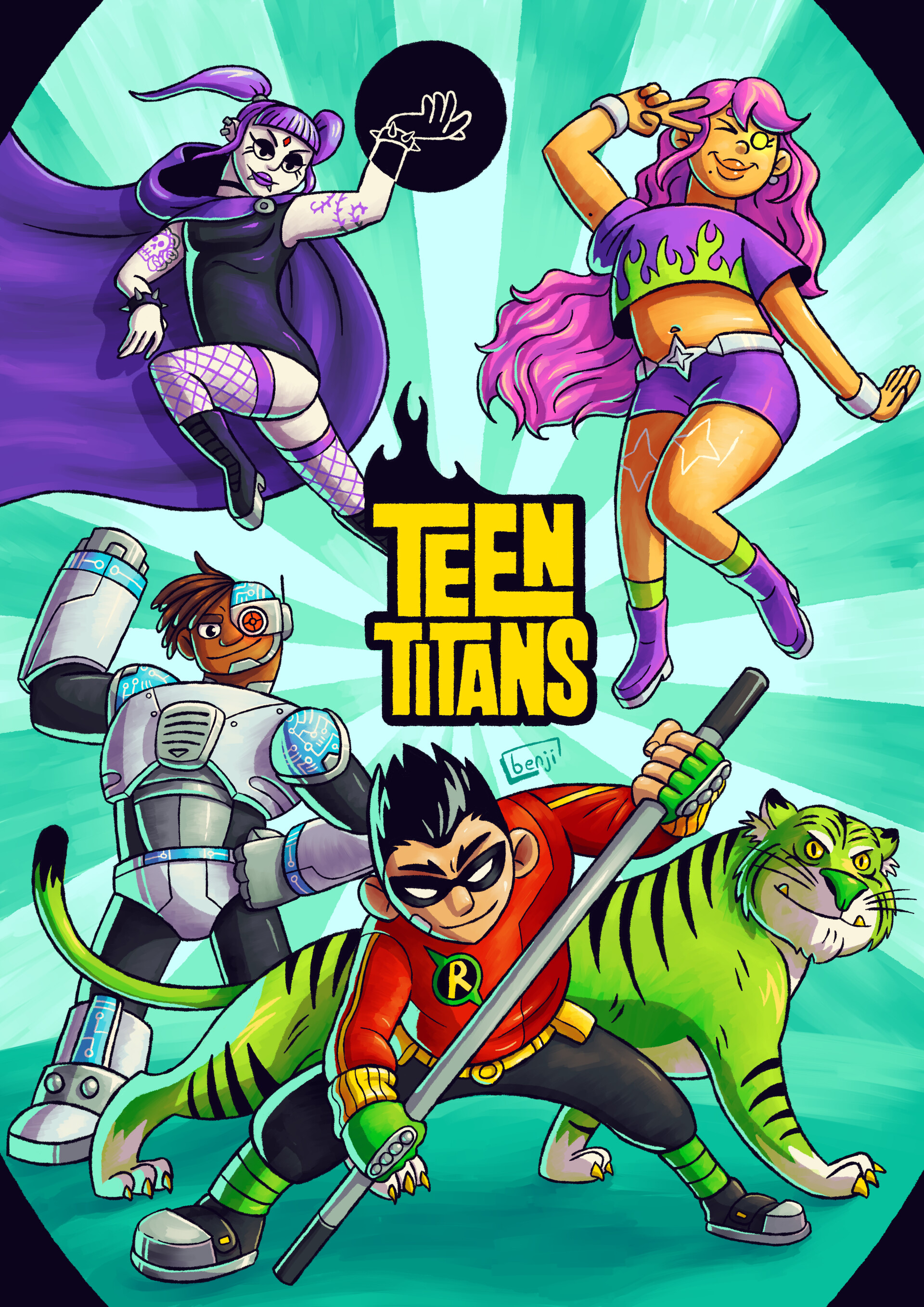 ArtStation - Teen Titans