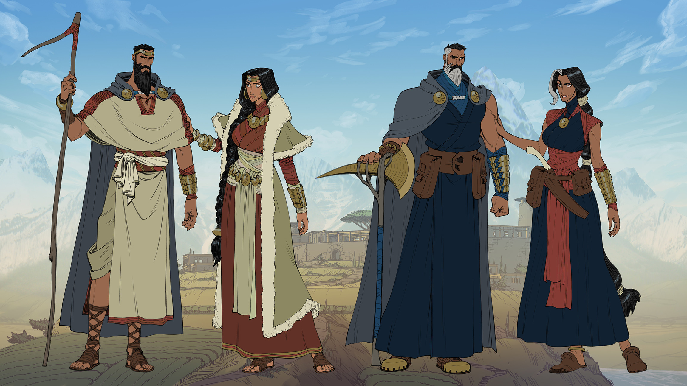 Matt Rhodes - Designing DEAD gODS - Naamah the Shepherd Queen