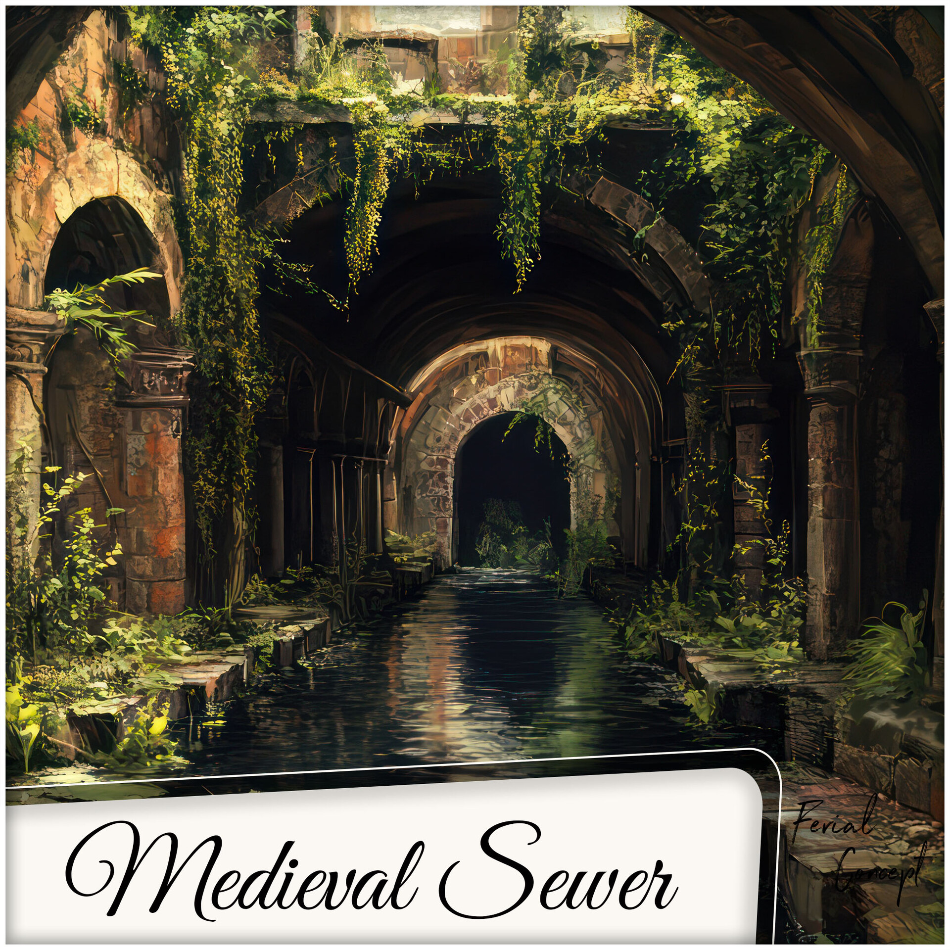 ArtStation - 🔹200 Medieval Sewer - Environment Concept Reference Image ...