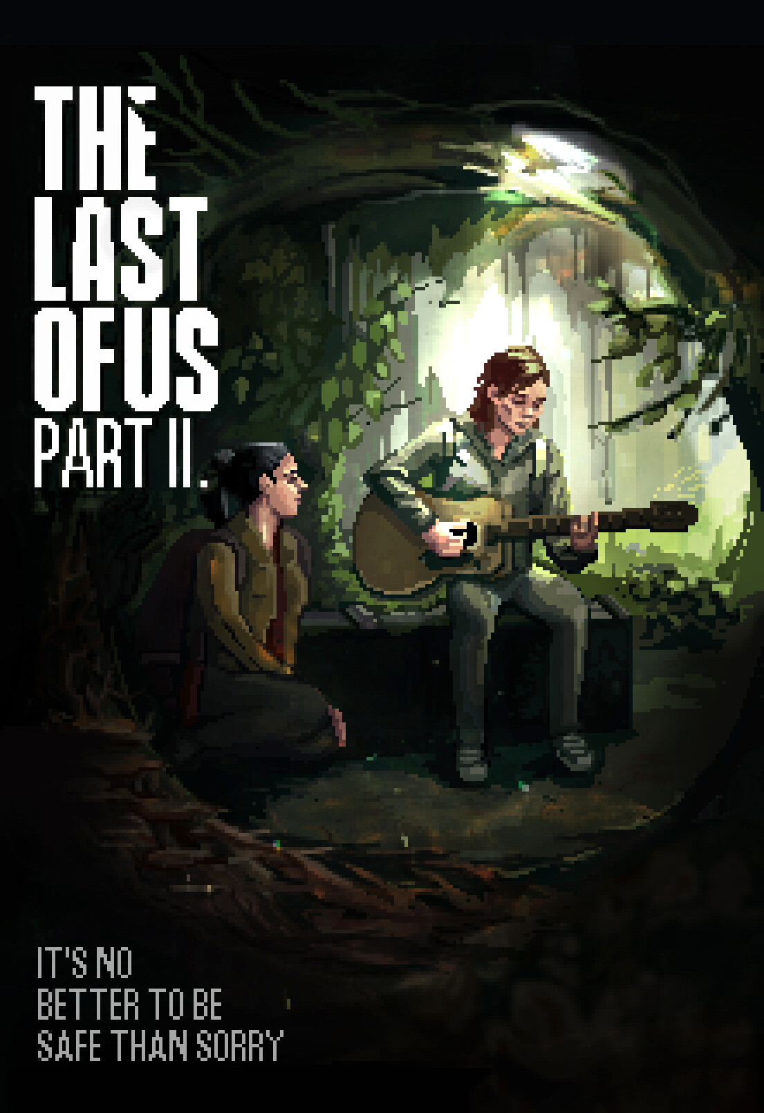 ArtStation - The Last of Us pixel sketch