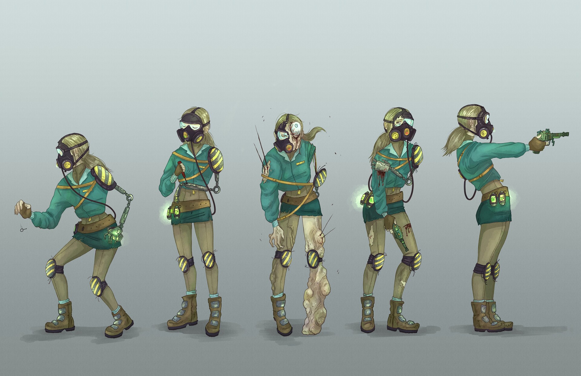 ArtStation - Borderlands Inspired Character Design