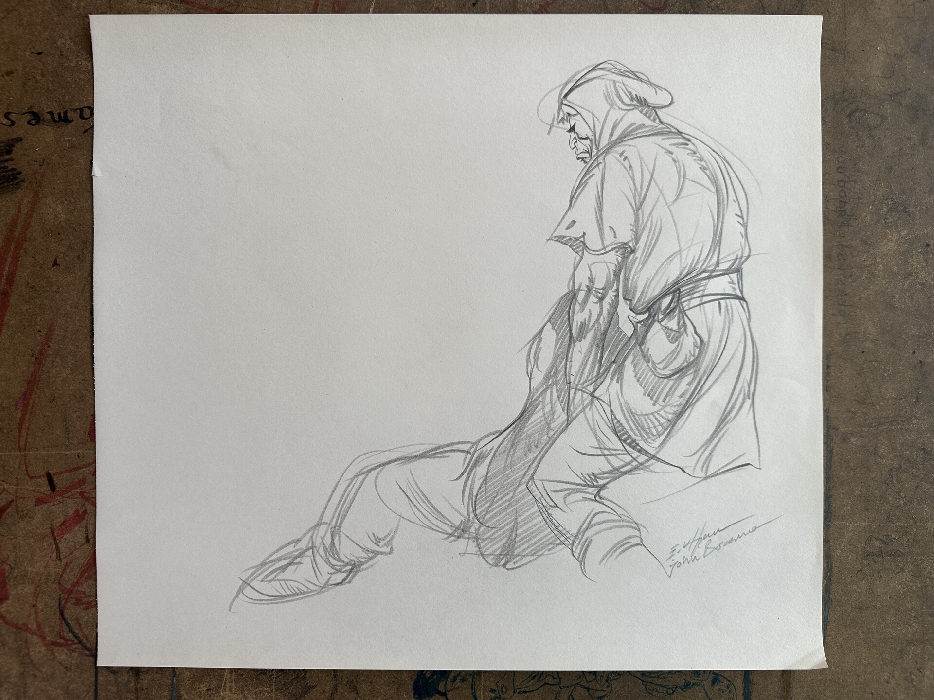 ArtStation - Hangman – A Unique Pencil Drawing, Hand-sketched and ...