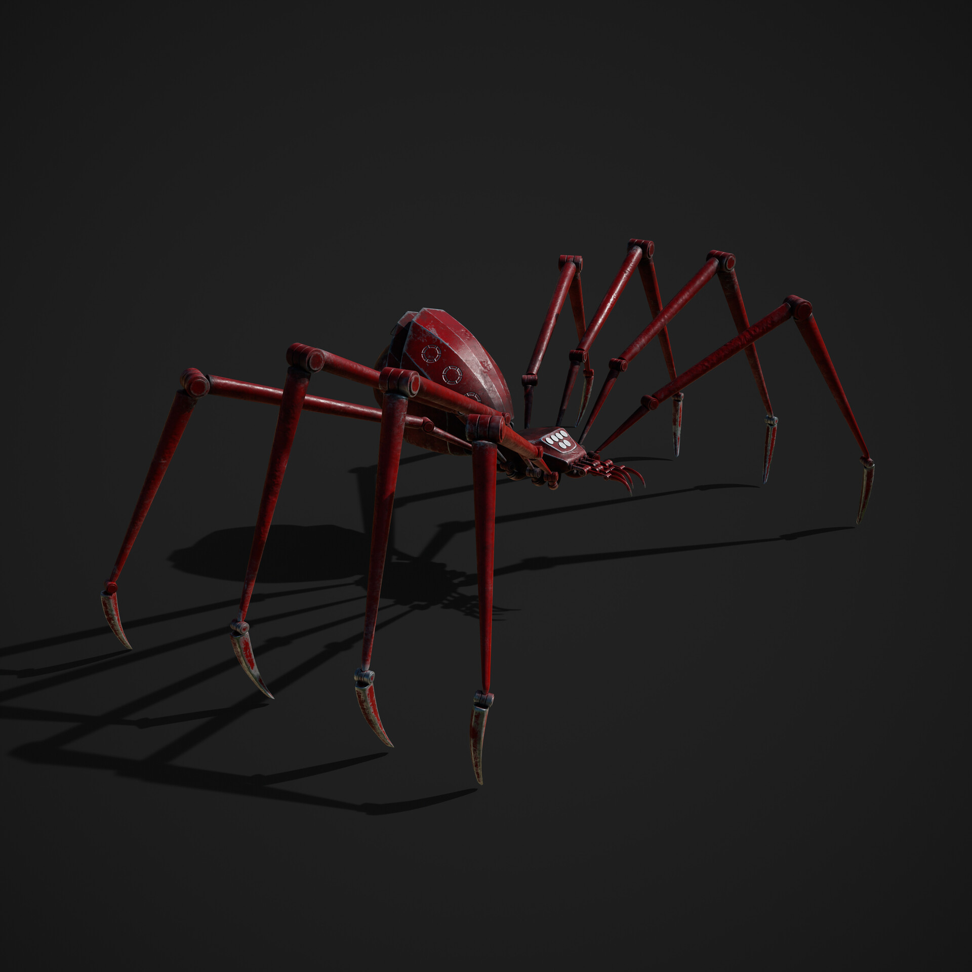 ArtStation - "Mecha Widow: Red Steel Predator"