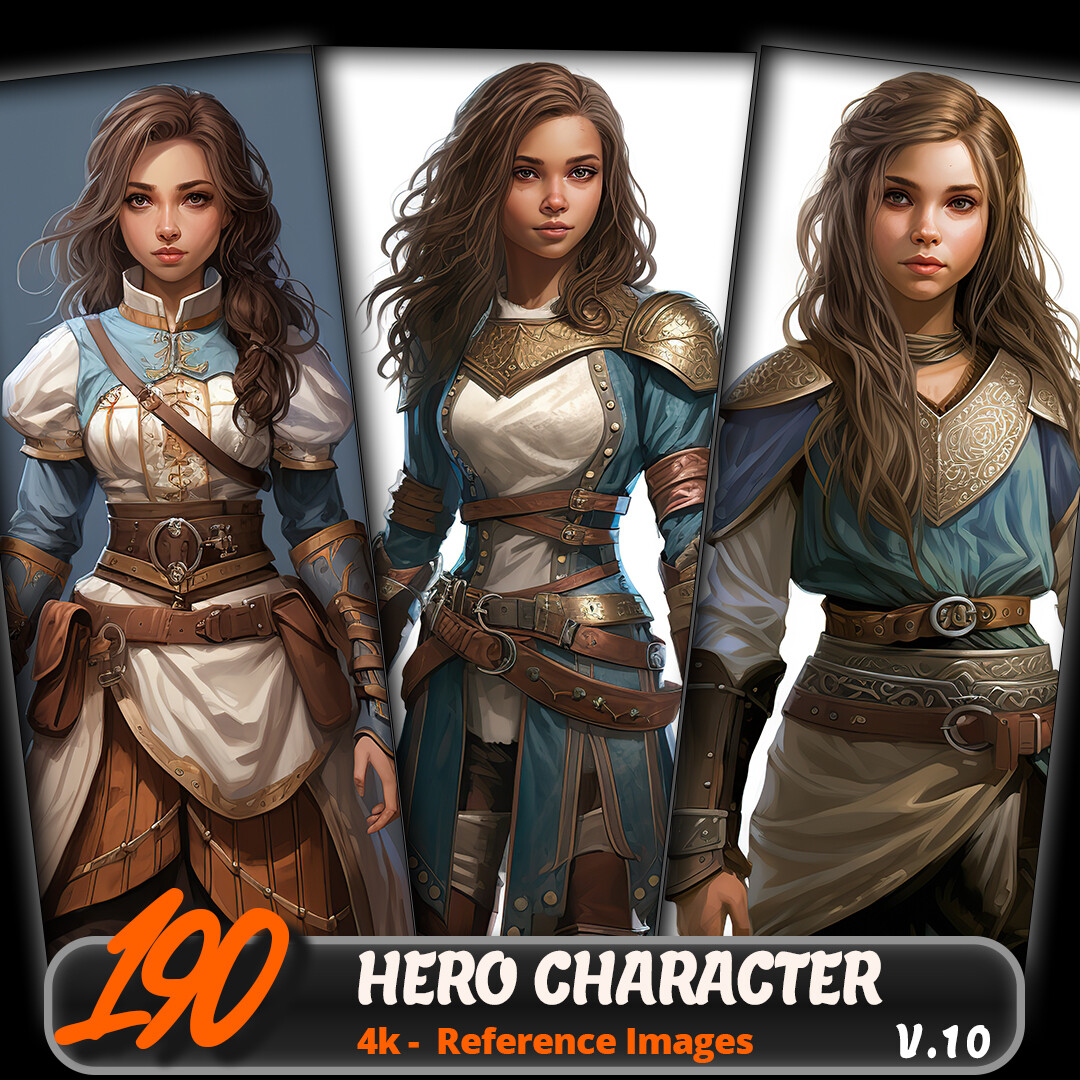 ArtStation - HERO CHARACTER VOL .10/ 4K/ Reference Image