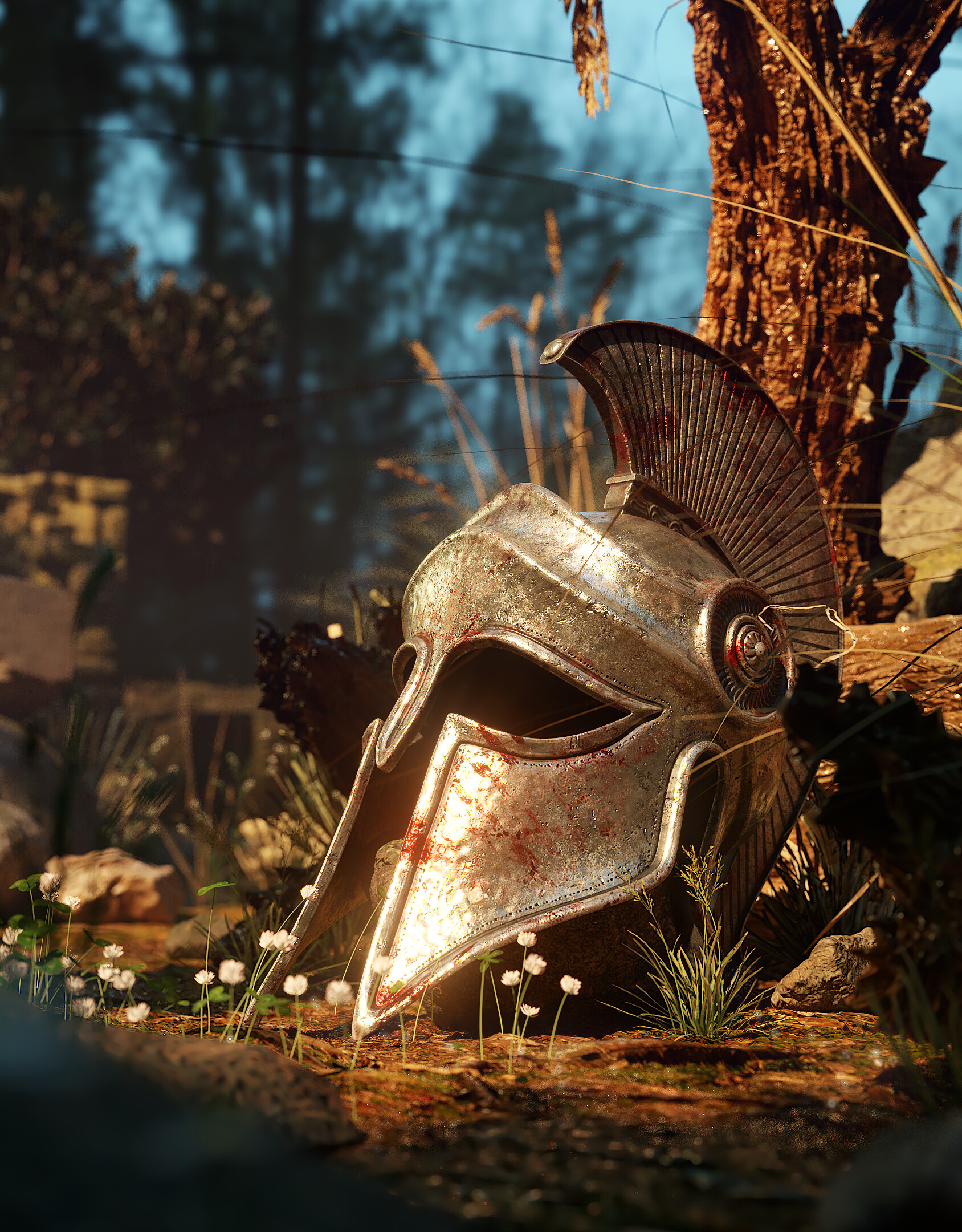 ArtStation - Medieval Knight Armor Helmet