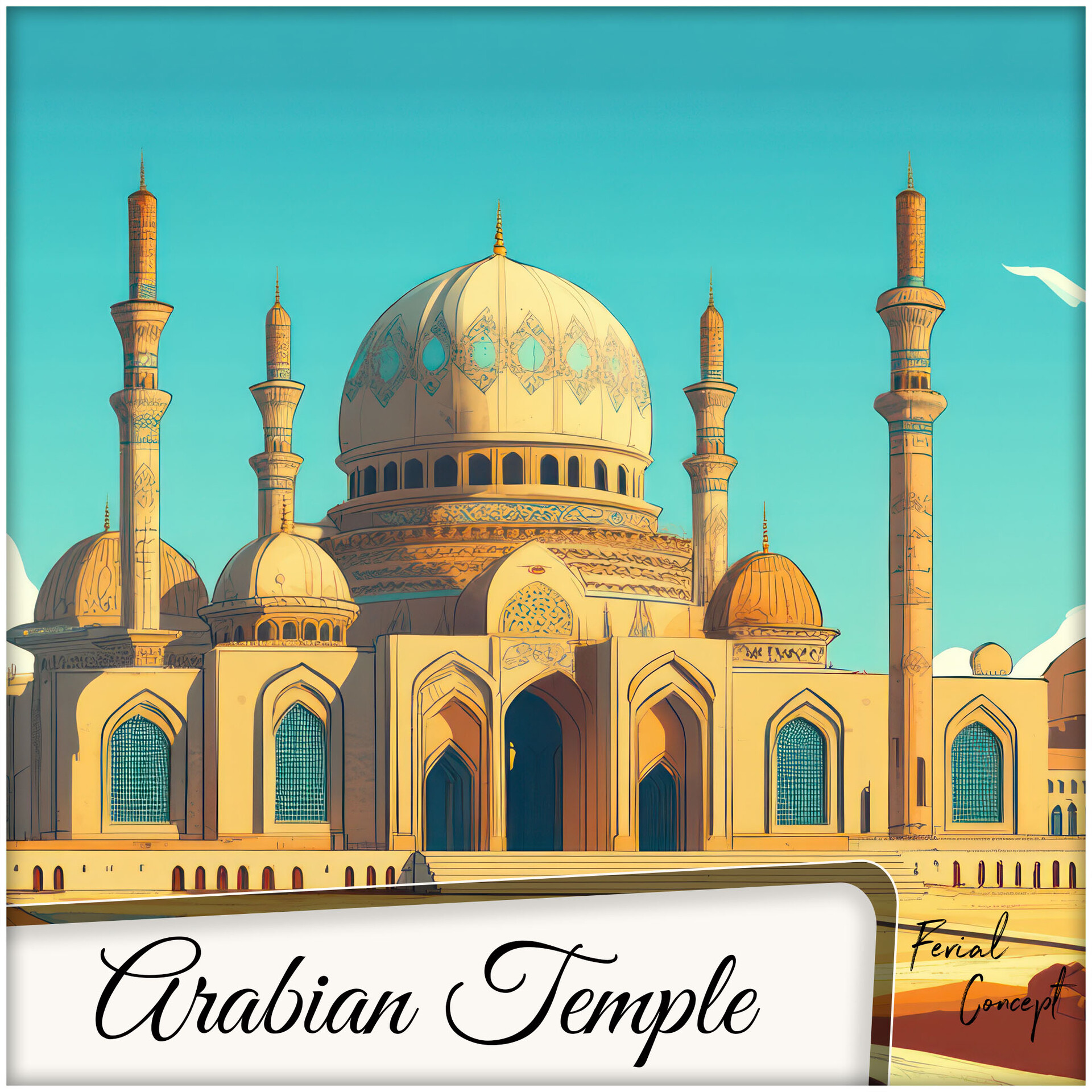 ArtStation - 🔹270 Arabian Temple - Environment Concept Reference Image ...