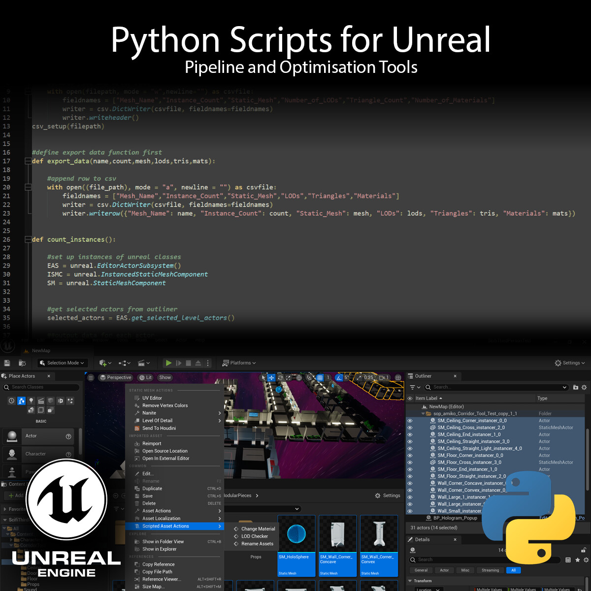 Amiko Howell - Python Scripts for Unreal Engine 5