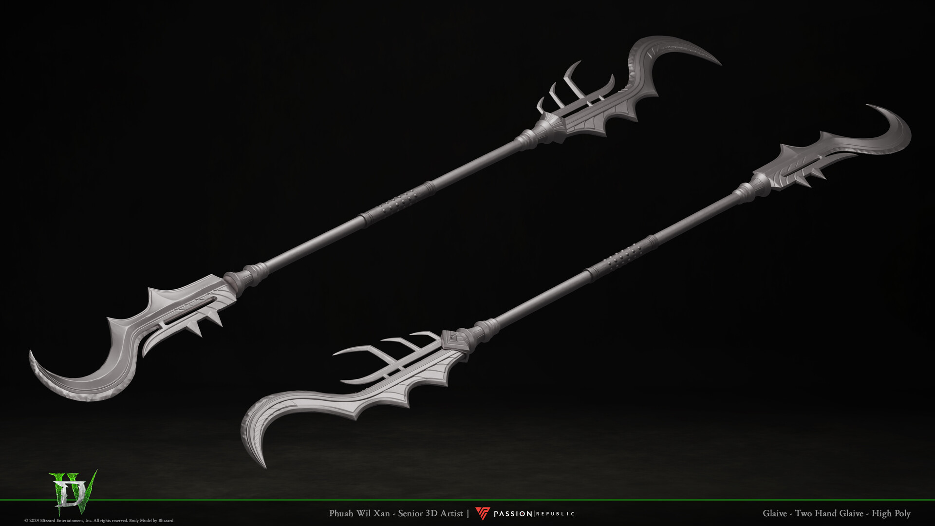 Wil Xan Phuah - Diablo IV Expansion 1: Vessel of Hatred - Two Hand Glaive