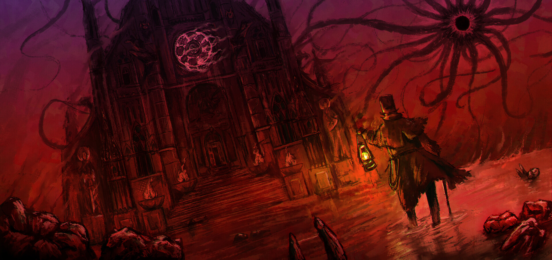 ArtStation - Bleeding Moon