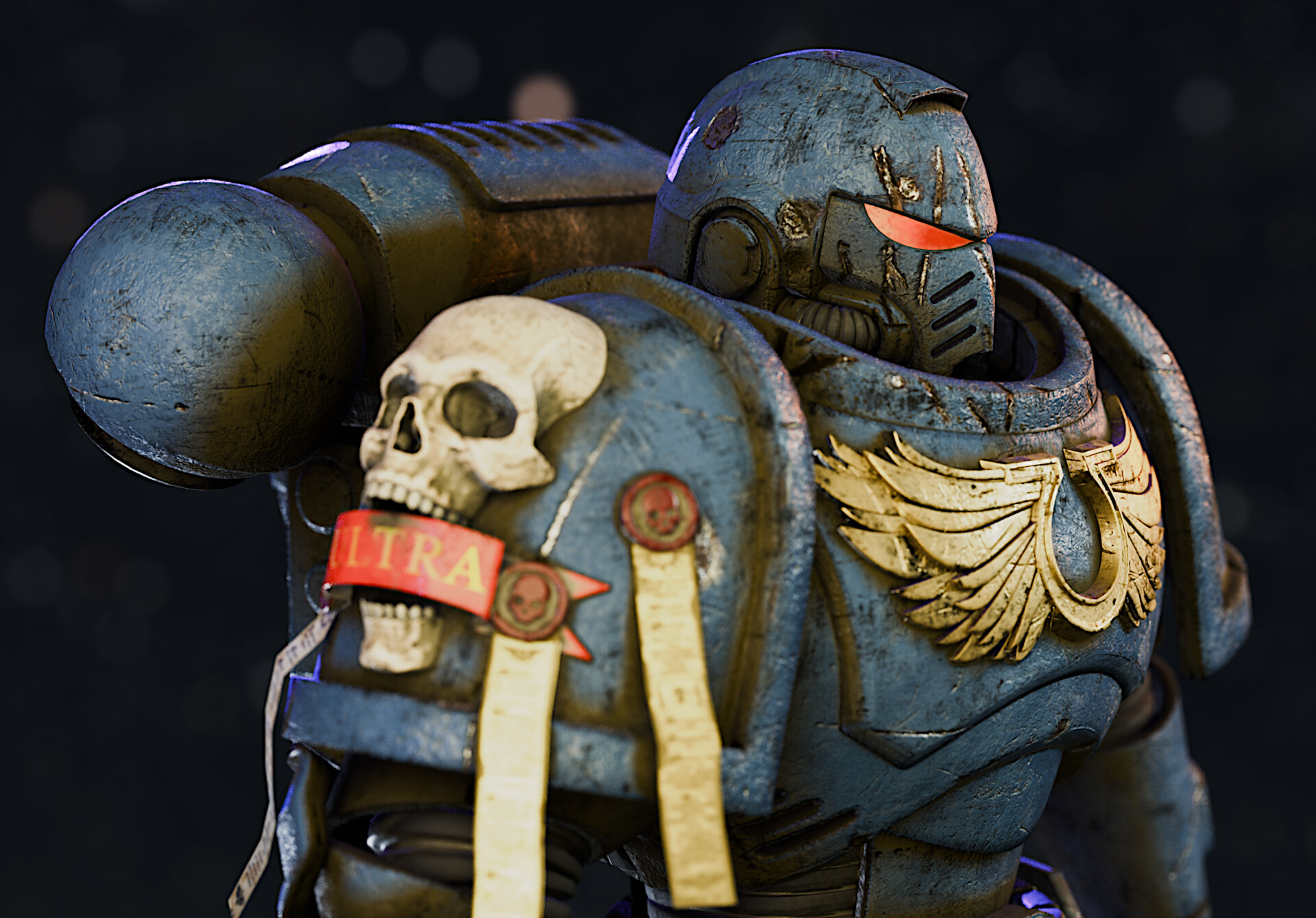 ArtStation - Ultramarine — Bellator Silentium