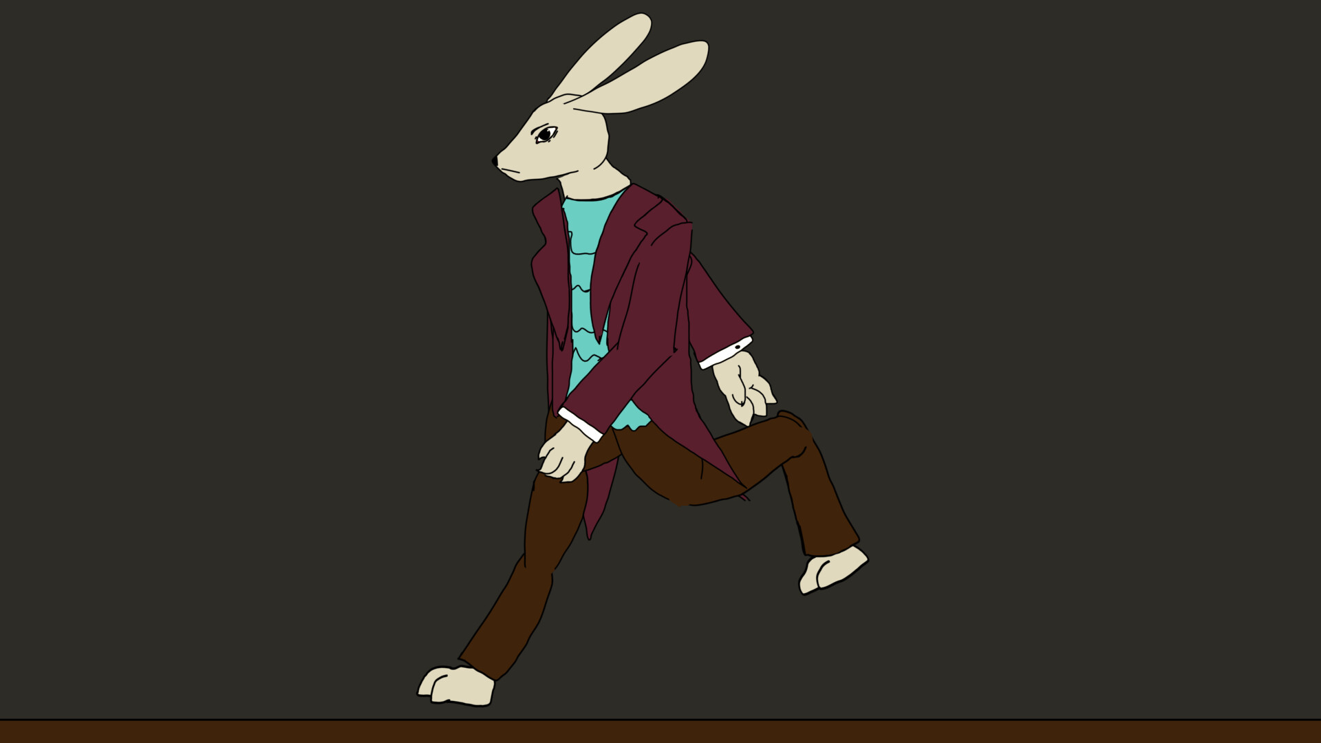 ArtStation - Trying Out Puppet Animations - Rabbit walk and run cycles ...