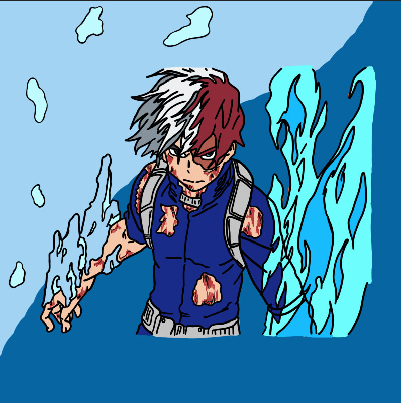 ArtStation - Blueflame todoroki