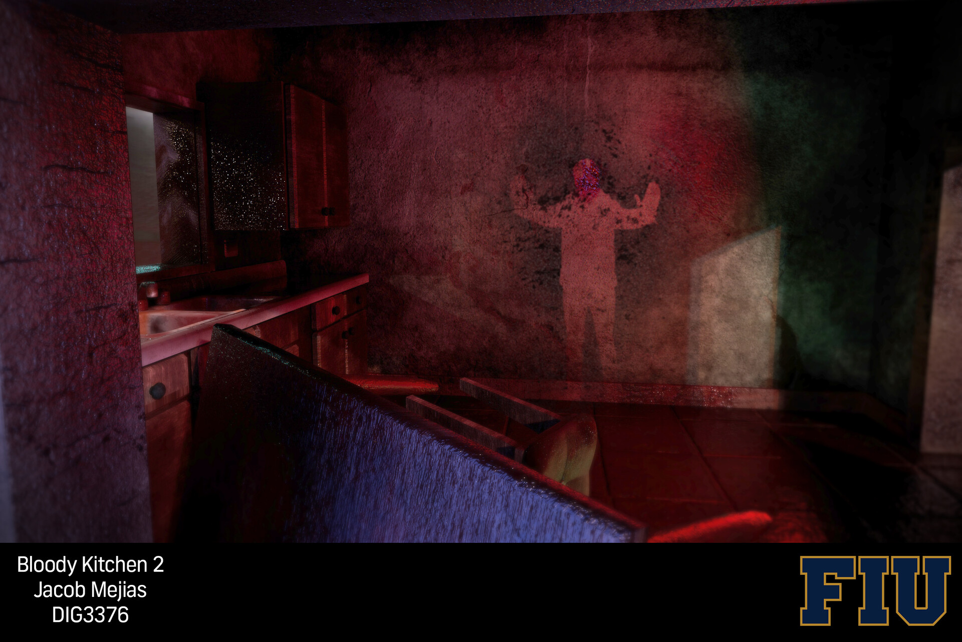 ArtStation - Environment Texture Test (Horror)