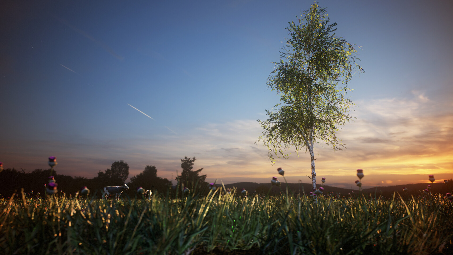 ArtStation - Lone Birch