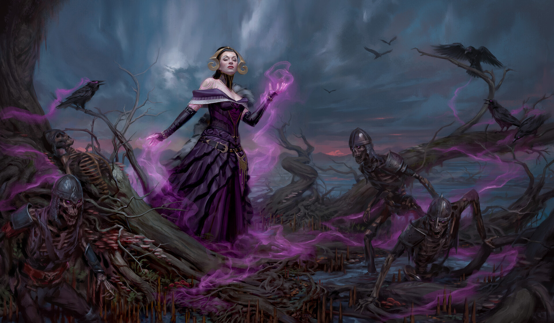 ArtStation - Liliana, Death Mage