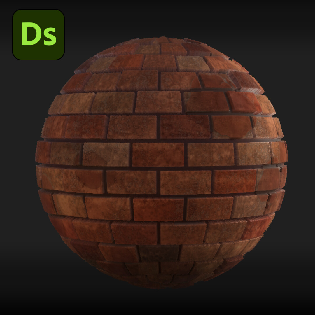 ArtStation - Brick Material - Substance Designer