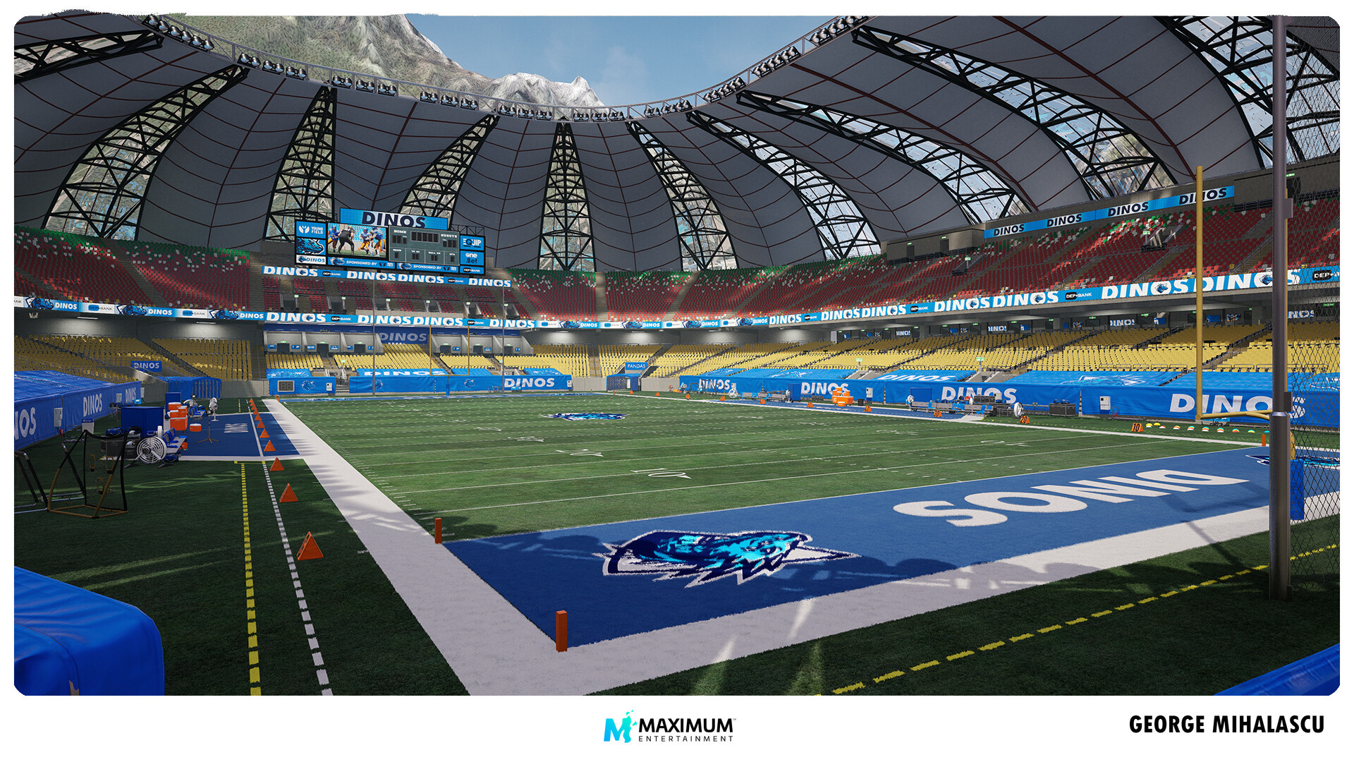 ArtStation - Stadium Roof 04 – Maximum Football