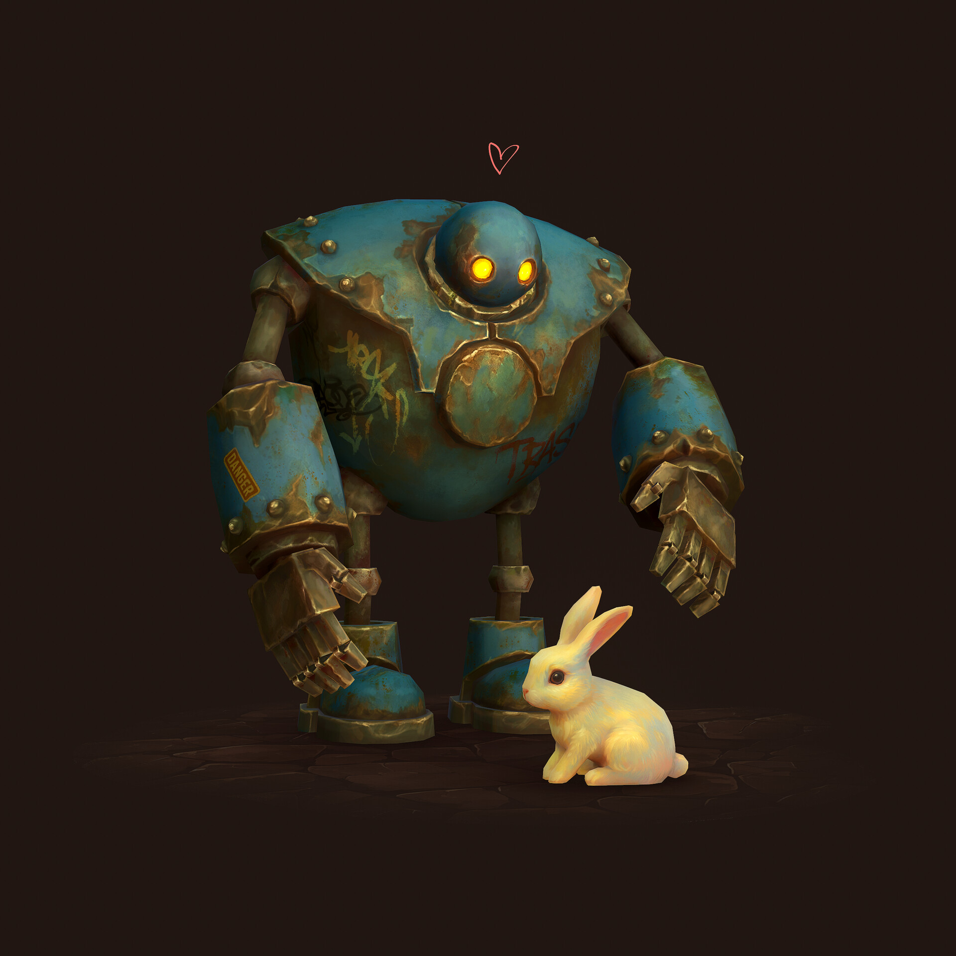 ArtStation - Hand-Painted Robot