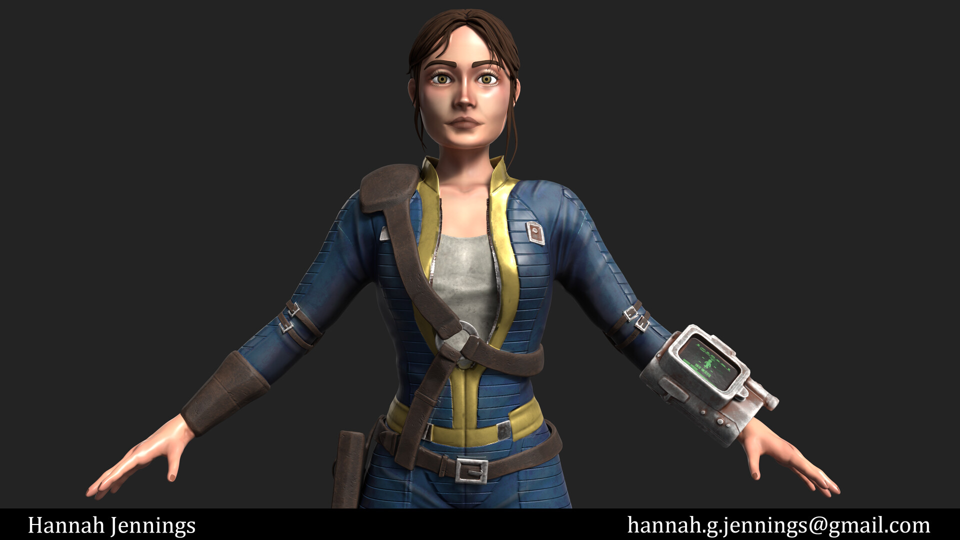 ArtStation - Lucy MacLean Character Model (Final)