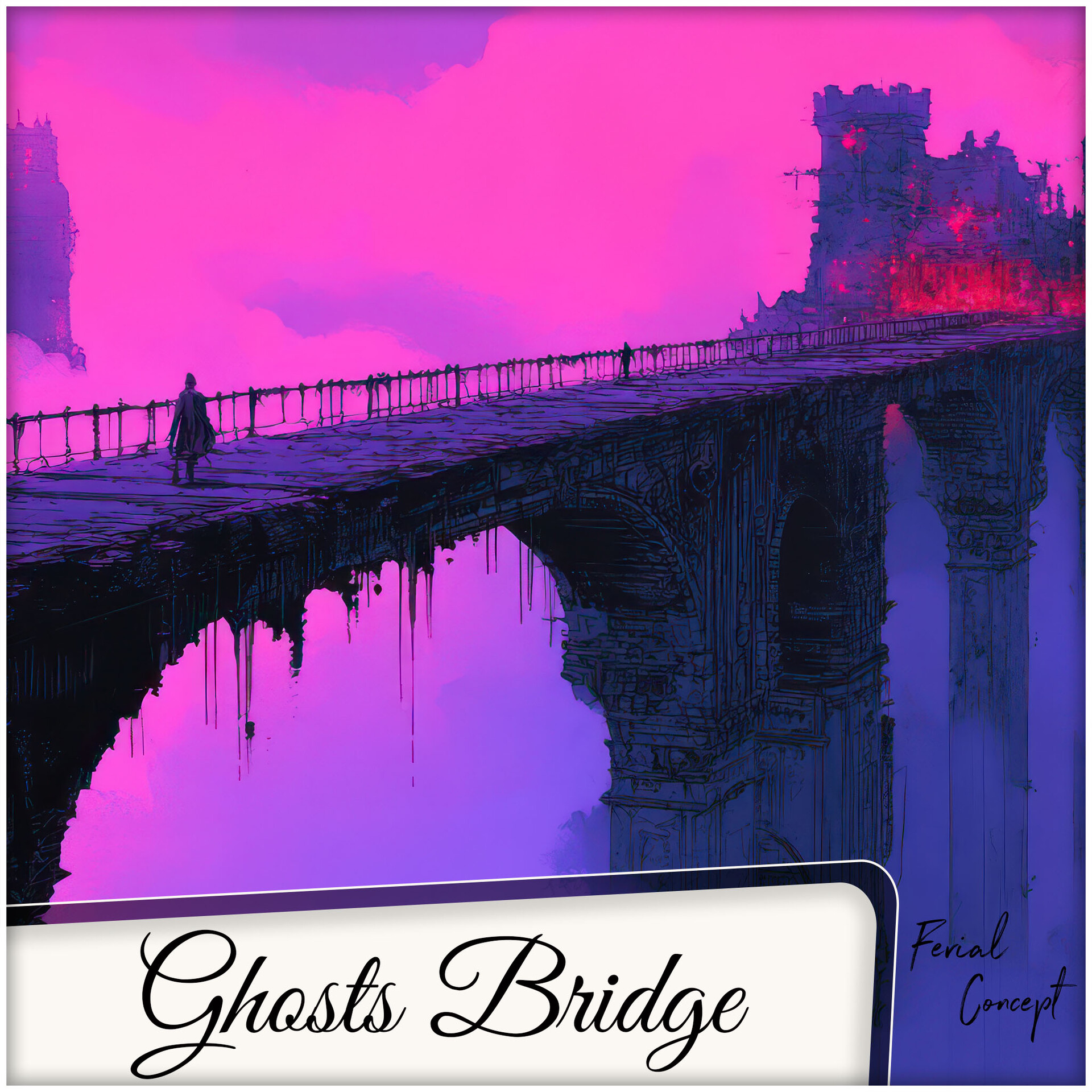 Ferial Concept - 🔹210 Ghosts Bridge - Anime Concept Reference Image ...