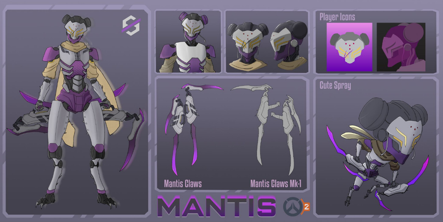 ArtStation - Overwatch Character Design - College Project 2023/24