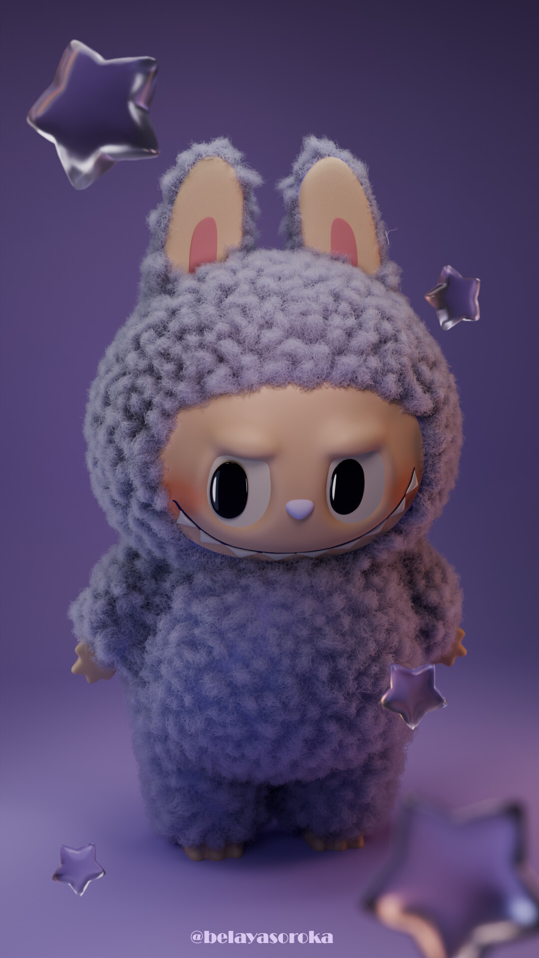 ArtStation - Labubu 3D fanart