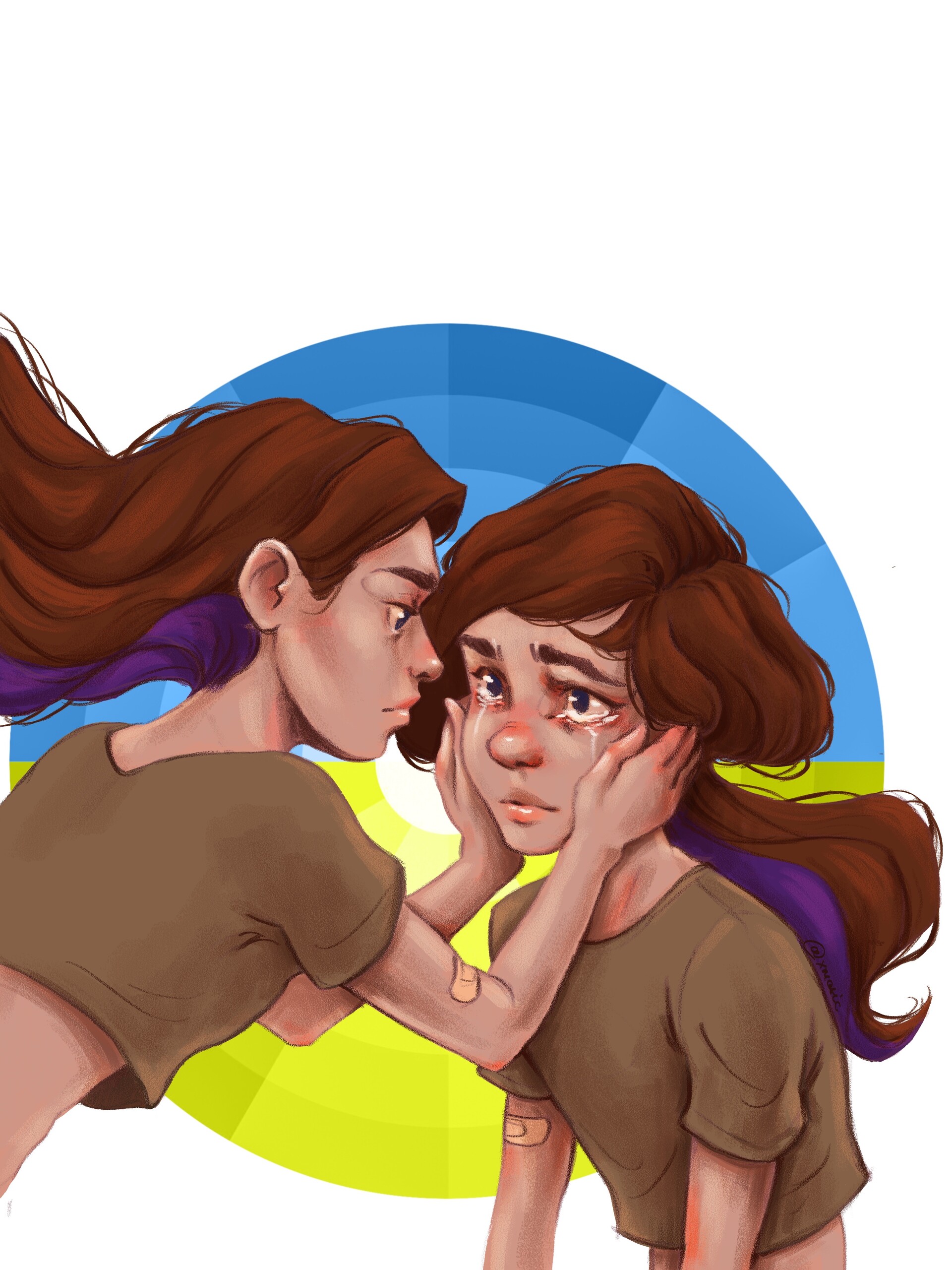 ArtStation - I’m here for you - Procreate sketch