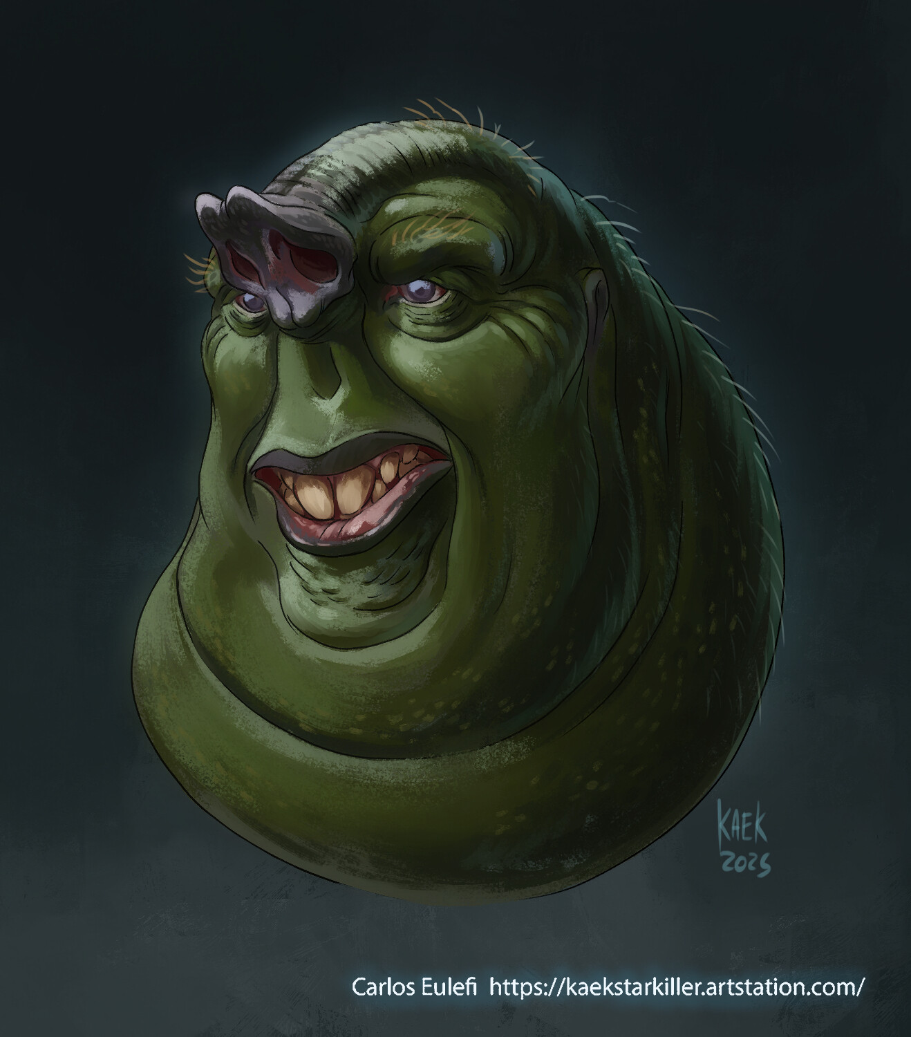 Carlos Eulefi - Vogon anatomy study