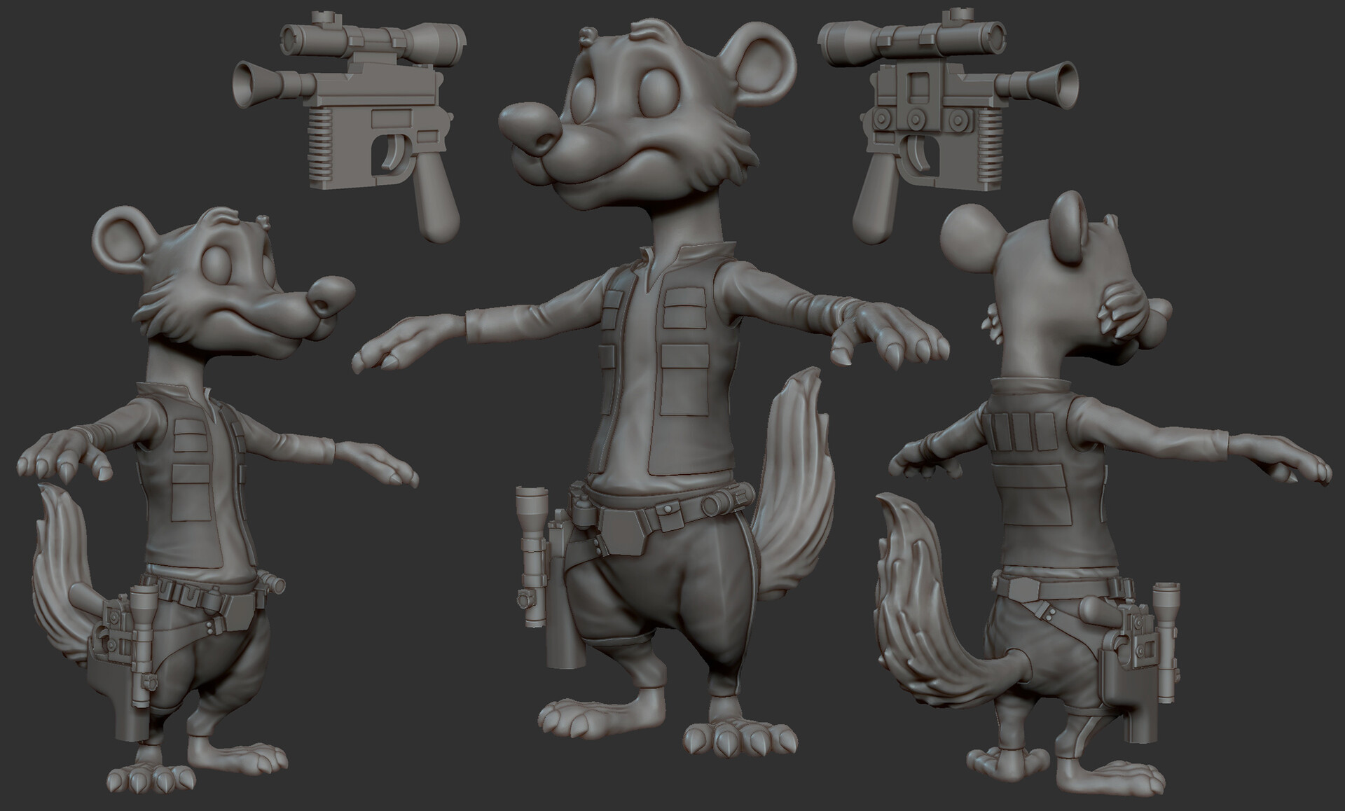 ArtStation - Weasel Space Scoundrel 01