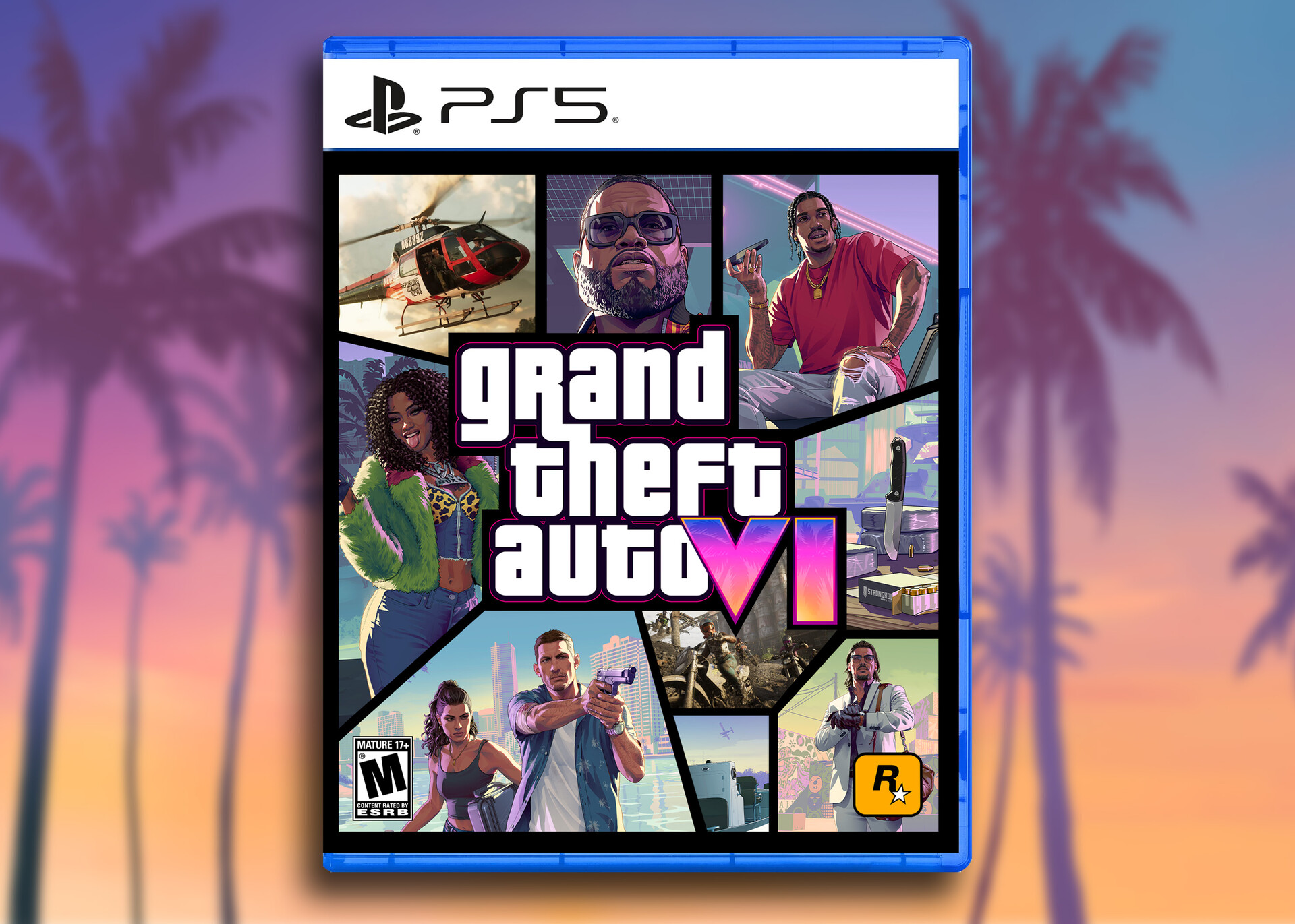 ArtStation - GTA 6 (Grand Theft Auto 6) Game Cover PS5 Playstation