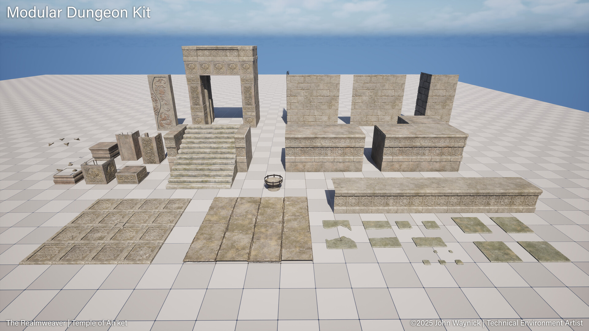 John Waynick: Environment Artist - Temple of Ah'Ket: Front Room