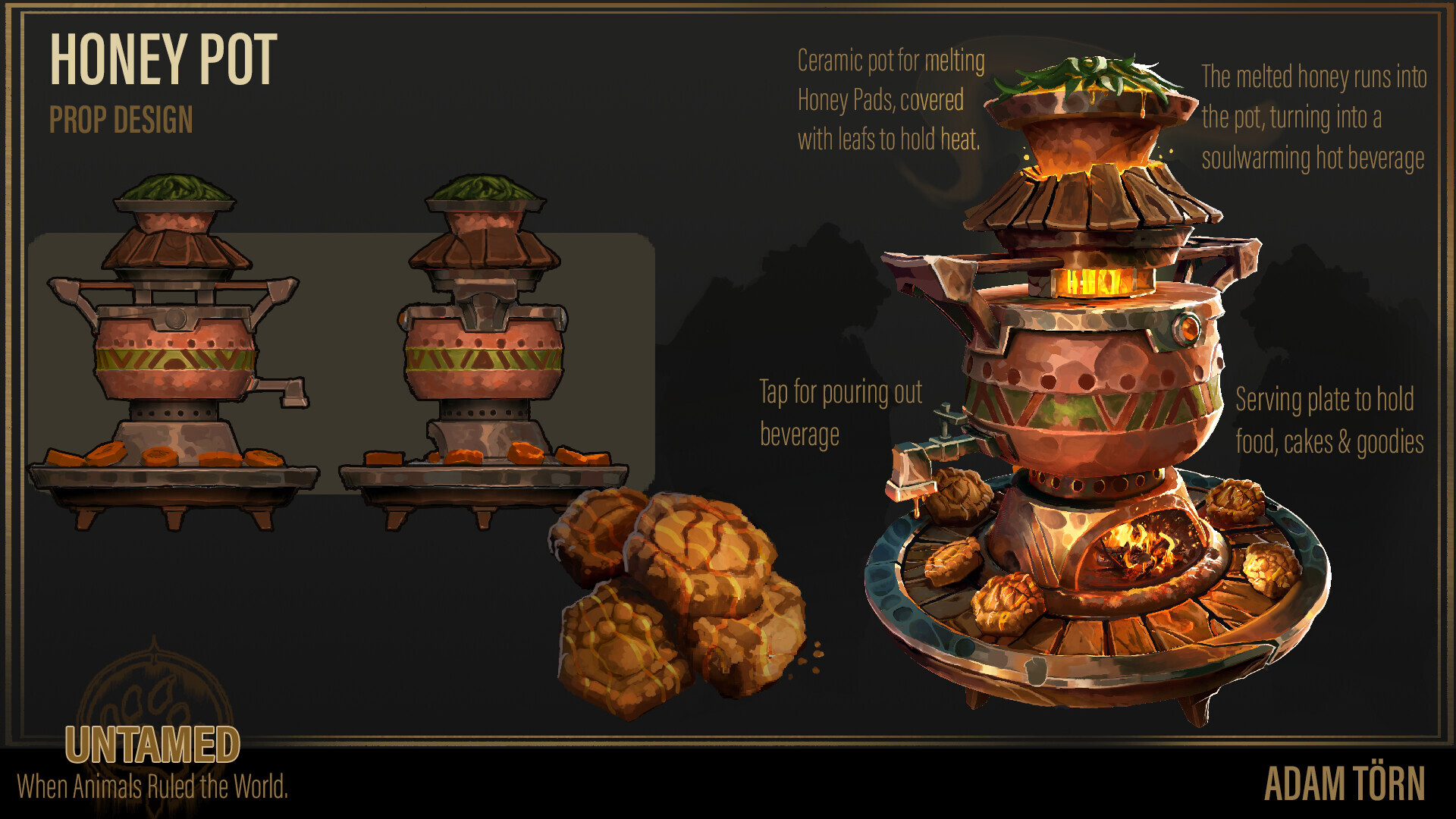 Paula-Charlotte Alonso Aubin - Honey Pot - 3D