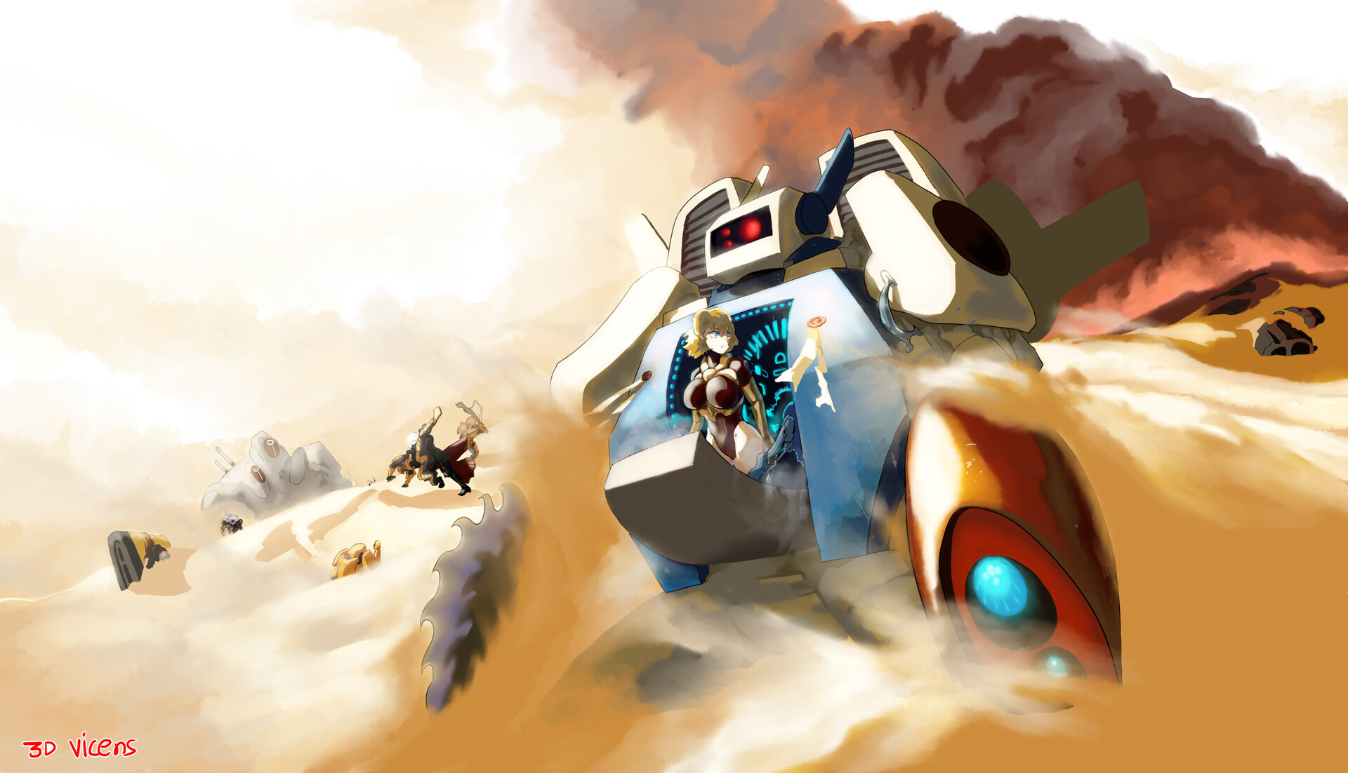 ArtStation - Sandy post-battle